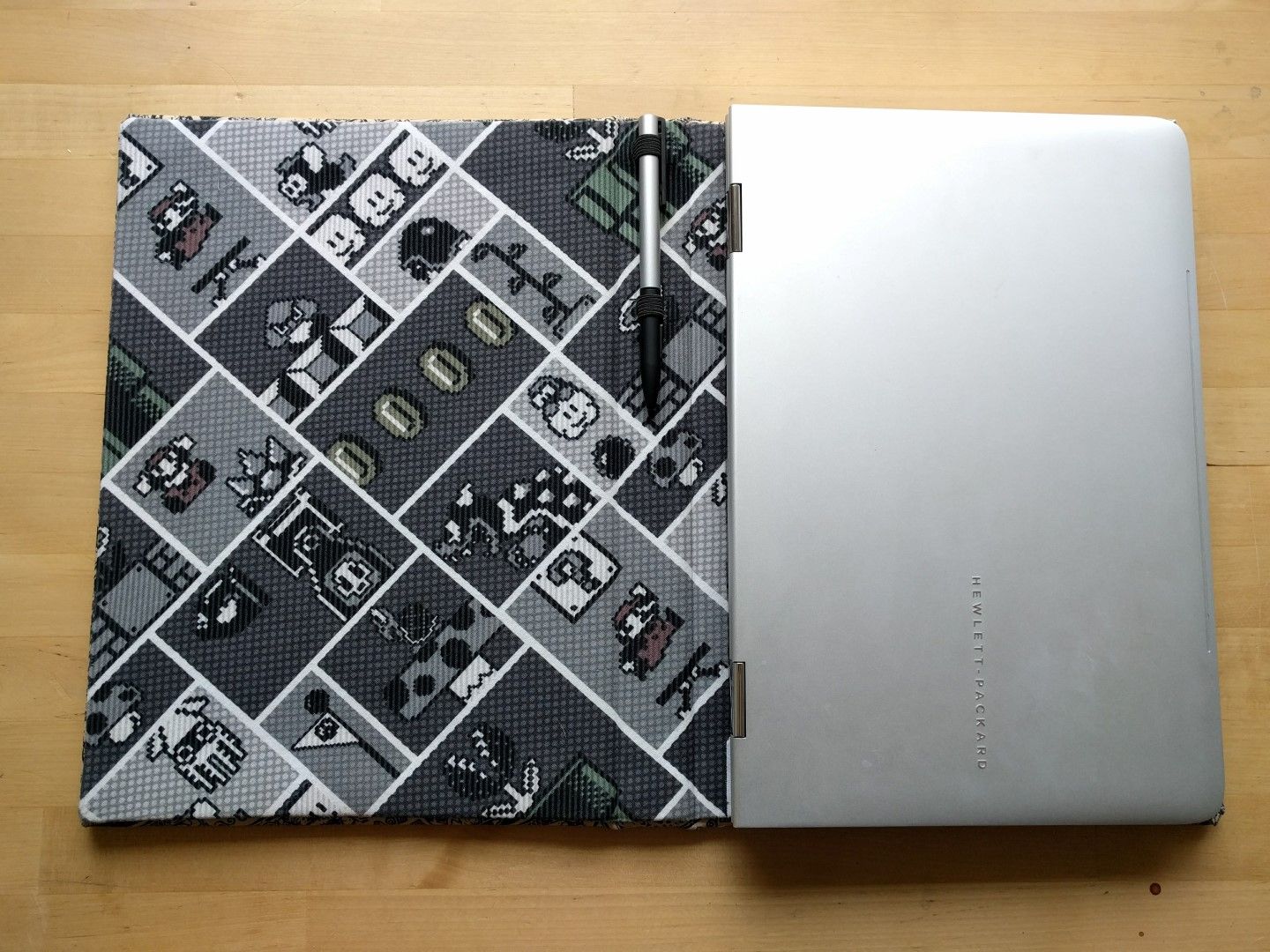 DIY Laptop Folio Book Case (Zelda / Mario Edition). No Sewing Needed ...