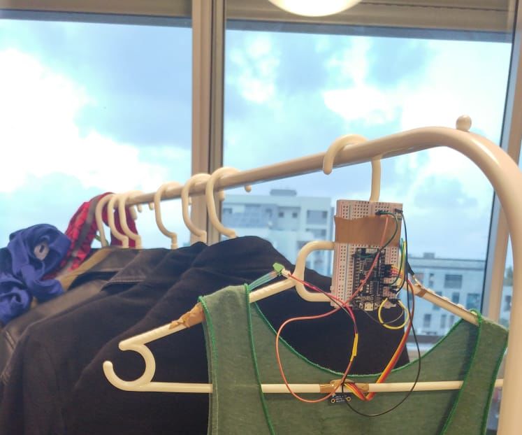 IDC2018IOT Cloth Hanger : 6 Steps - Instructables