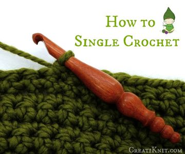 How to Single Crochet - Beginner Crochet Tutorial : 7 Steps (with ...