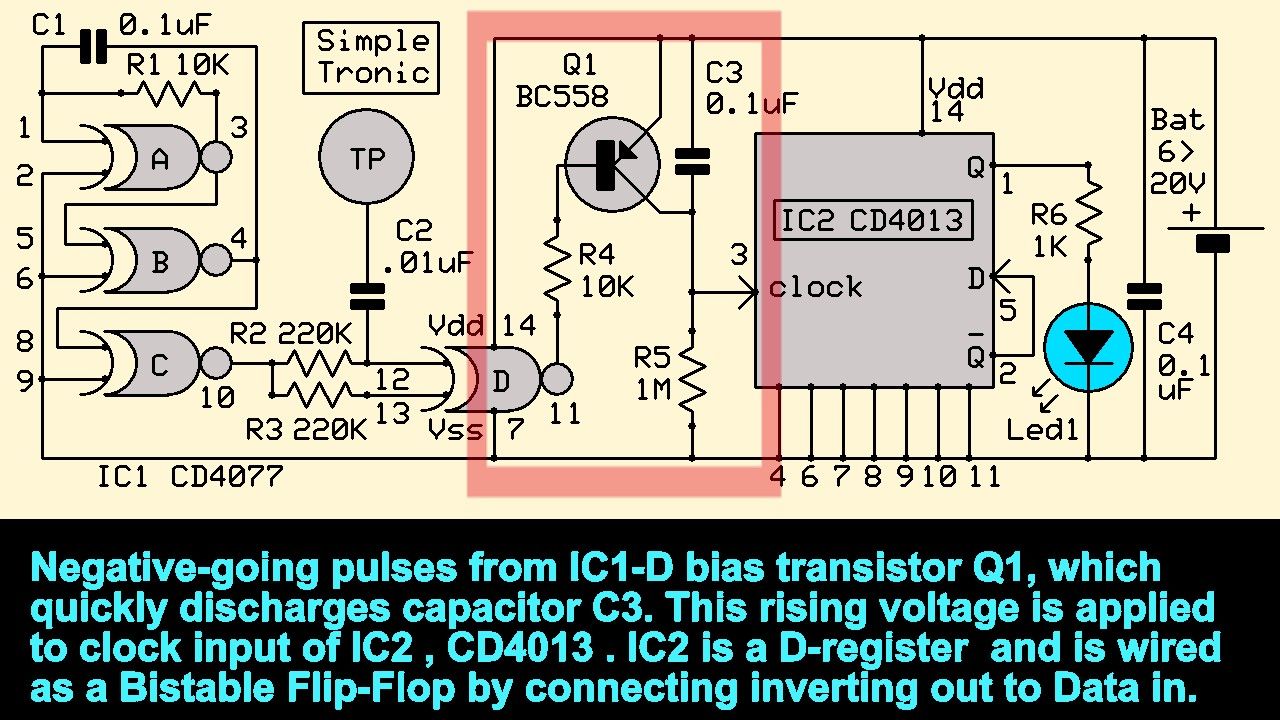 Touch Sensitive Toggle Switch Circuit : 10 Steps - Instructables
