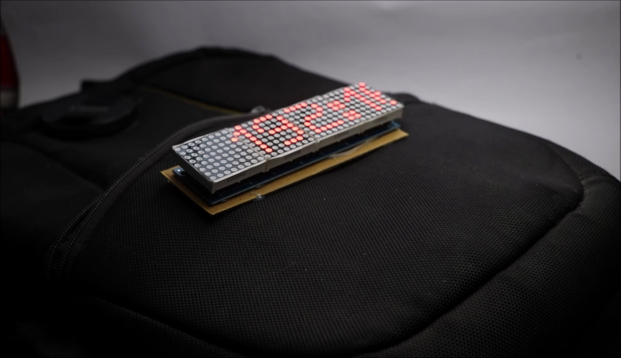 LED Backpack With Programmable LED Display : 6 Steps (with Pictures ...