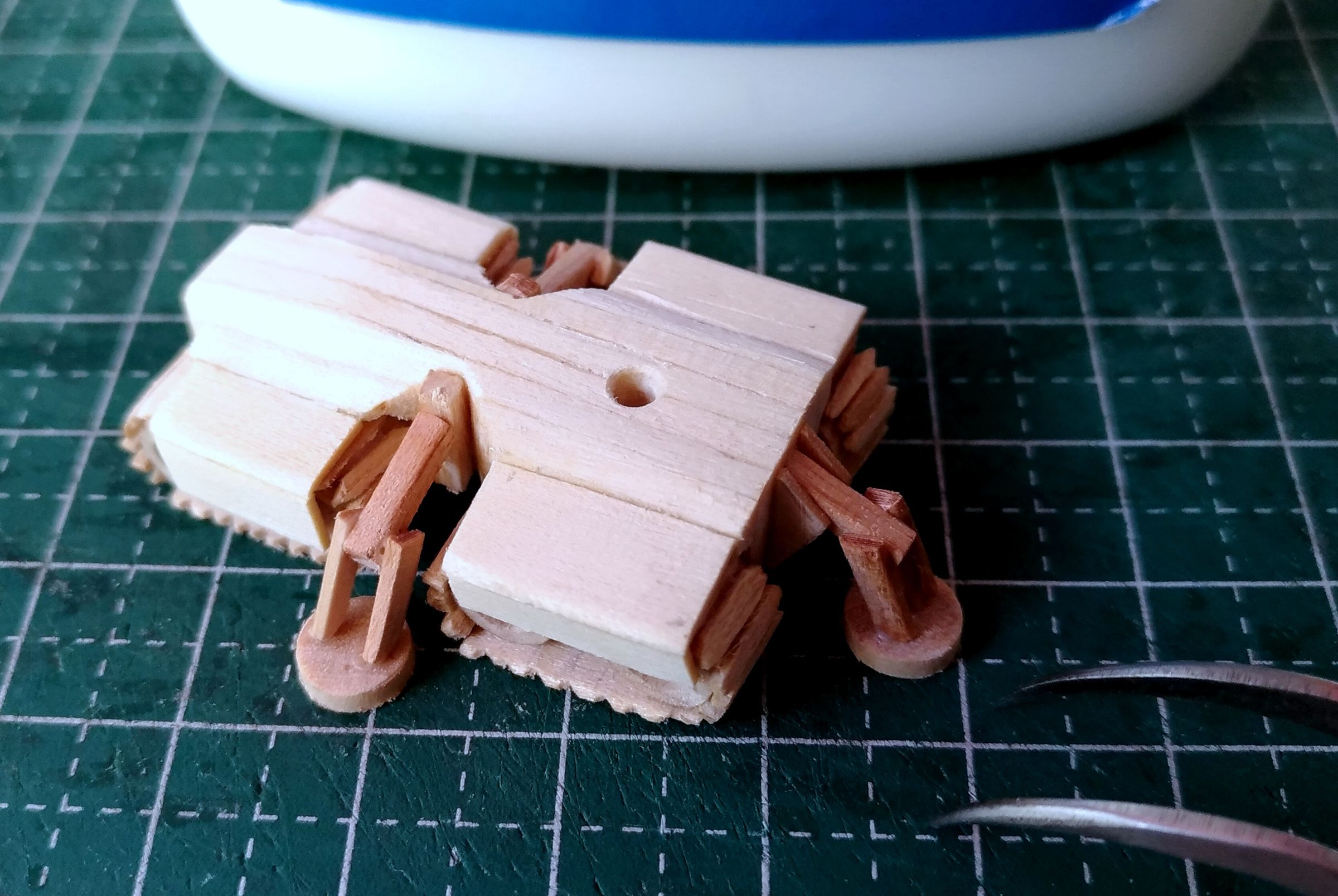 Starcraft 1 Terran Siege Tank Mini Popsicle Stick Model : 5 Steps (with ...