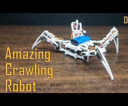 How to Make a WALKING SPIDER ROBOT at Home | 3D Printed Crawling Robot : 5 Steps - Instructables