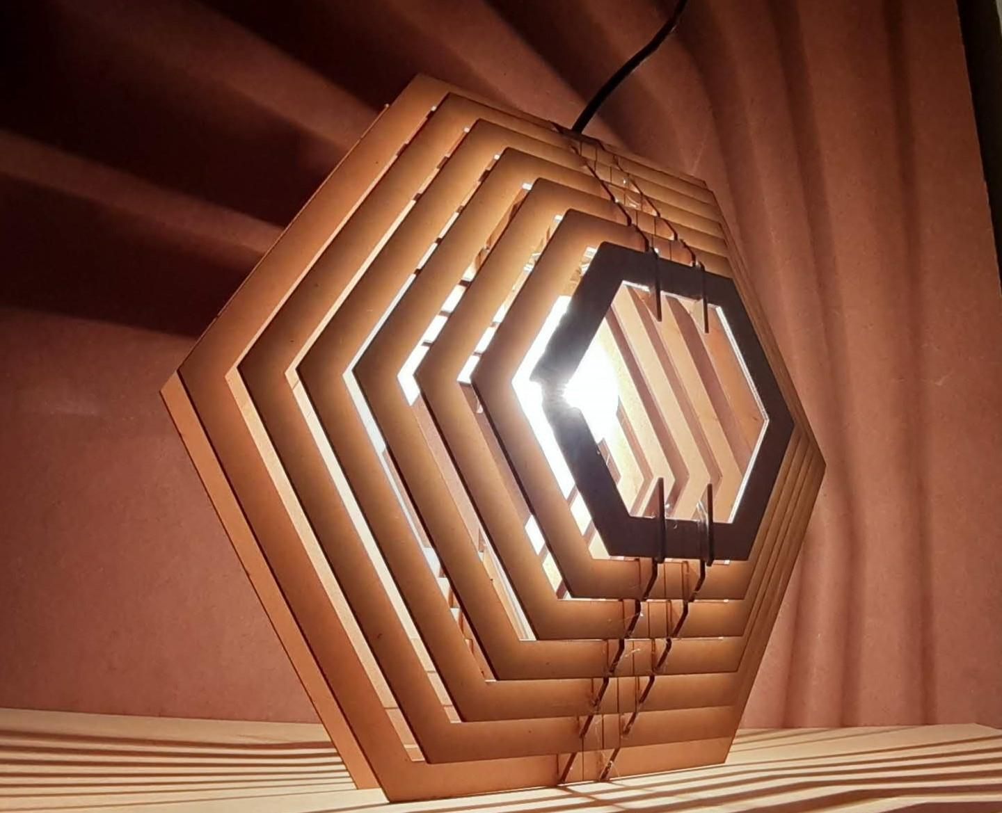 Hexagon Pattern Lamp : 6 Steps (with Pictures) - Instructables