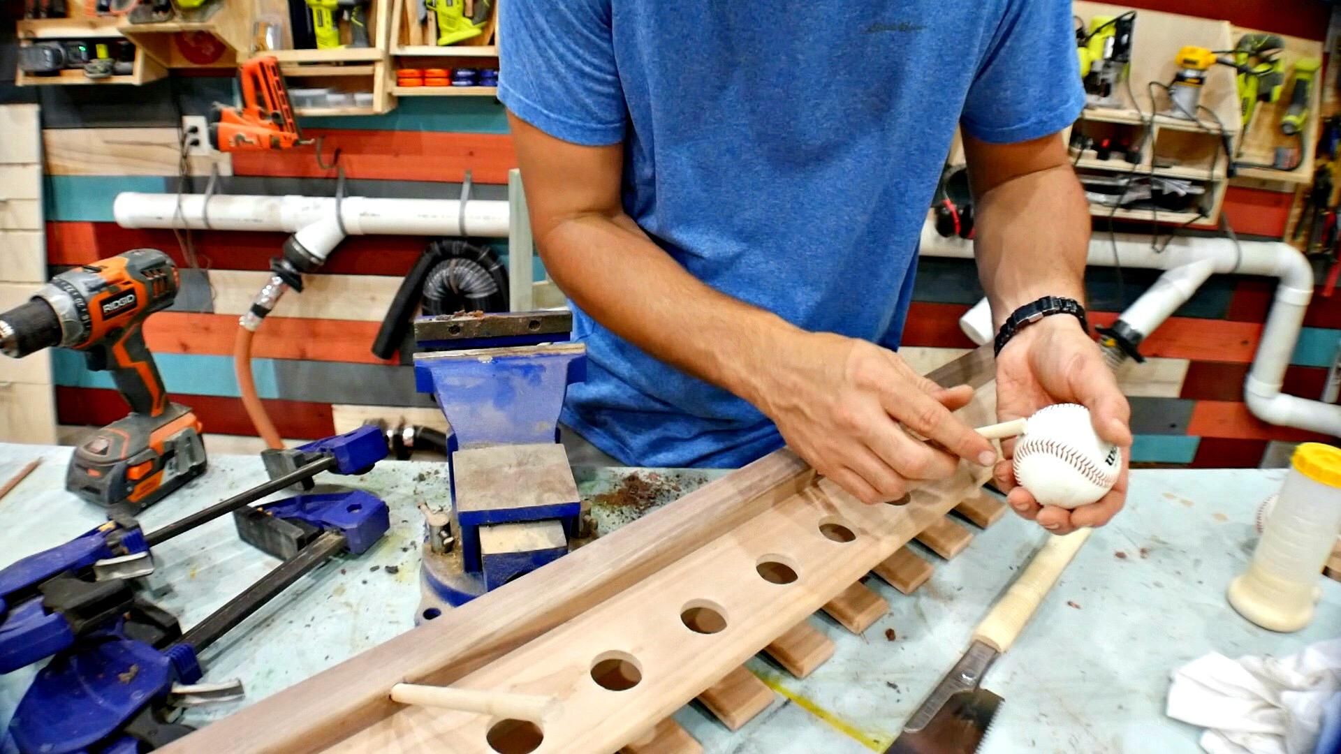 DIY Baseball Bat Holder : 15 Steps (with Pictures) - Instructables