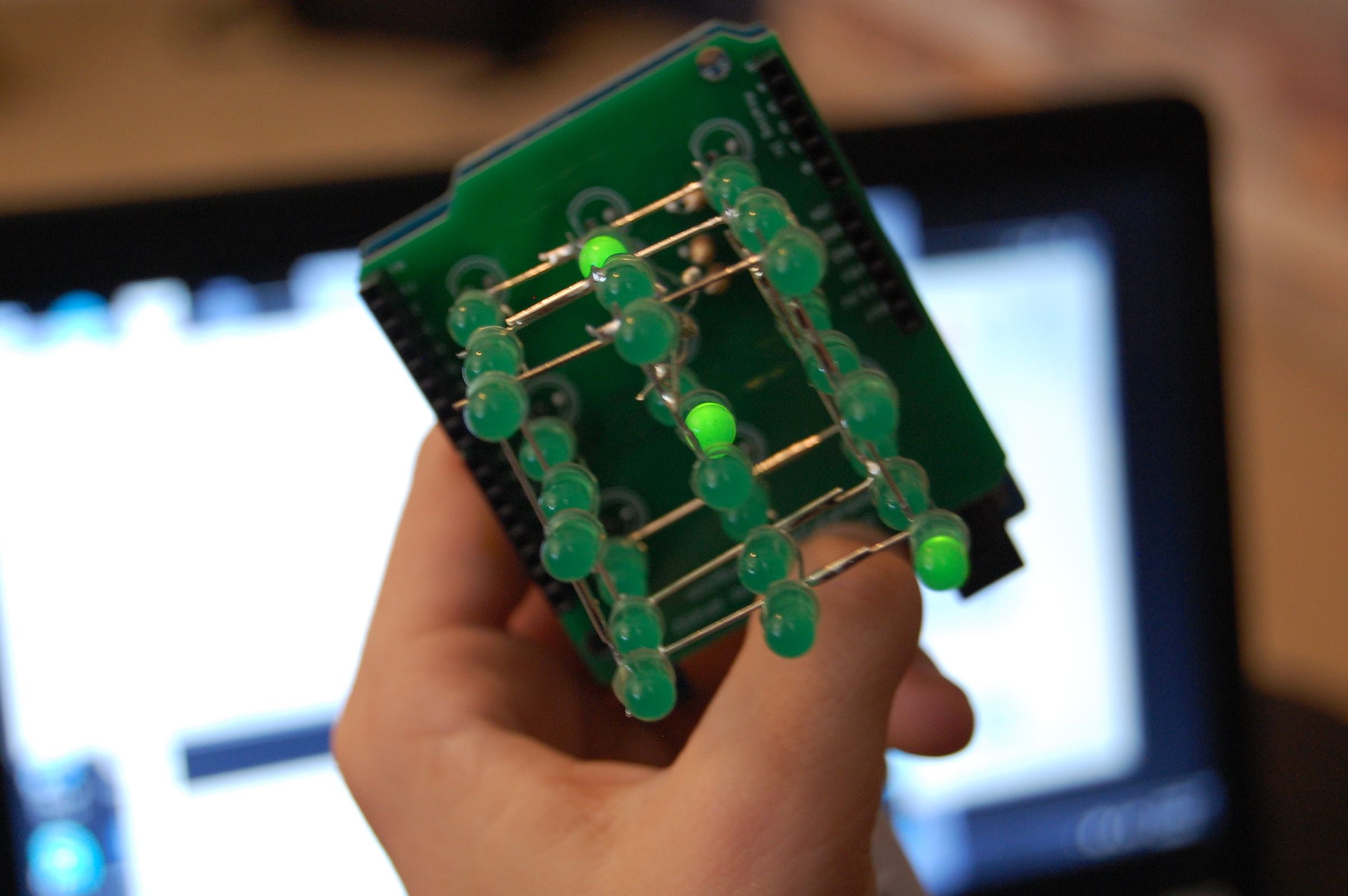 3x3x3 LED Cube Shield : 7 Steps (with Pictures) - Instructables