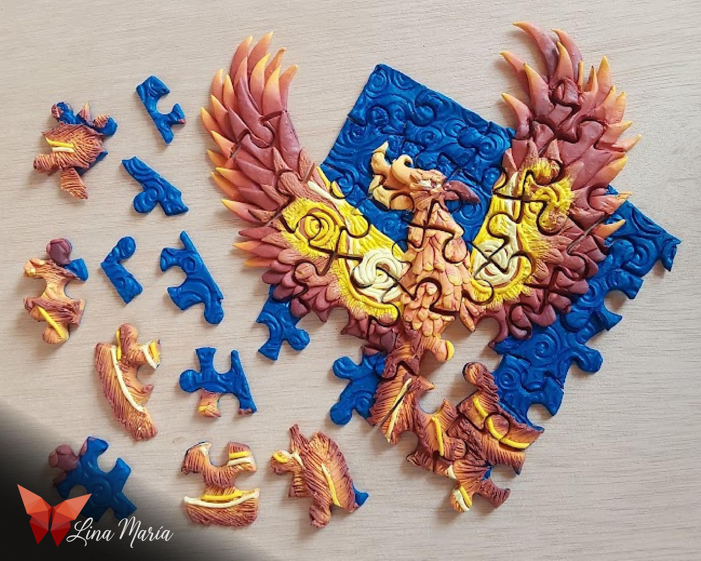 Phoenix Puzzle (Polymer Clay) : 25 Steps (with Pictures) - Instructables