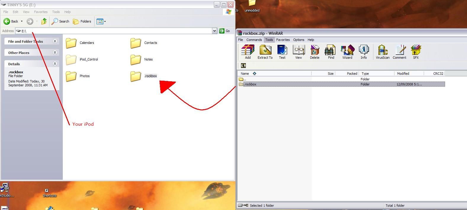 Install RockBox on an IPod (easy Steps) : 6 Steps - Instructables