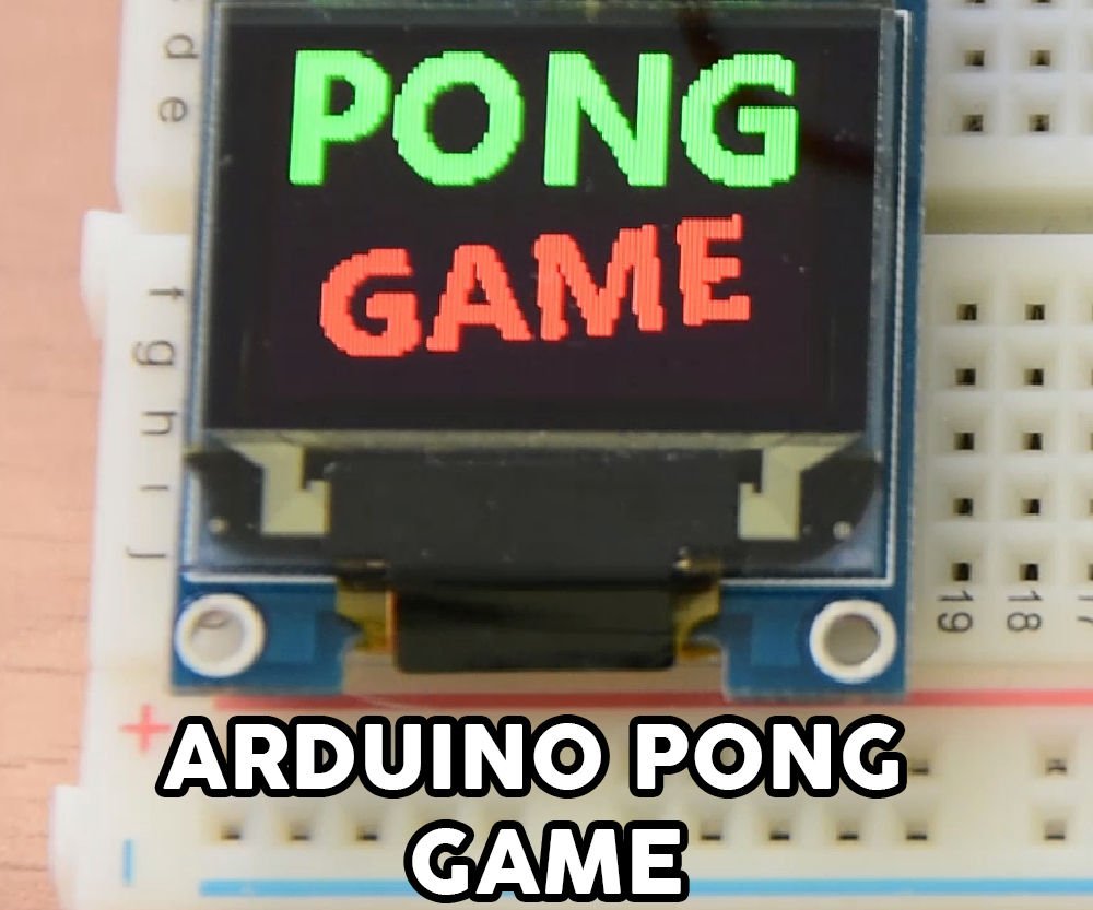 Arduino Pong Game - OLED Display : 5 Steps (with Pictures) - Instructables Arduino Pong Game - OLED Display : 5 Steps (with Pictures) - Instructables