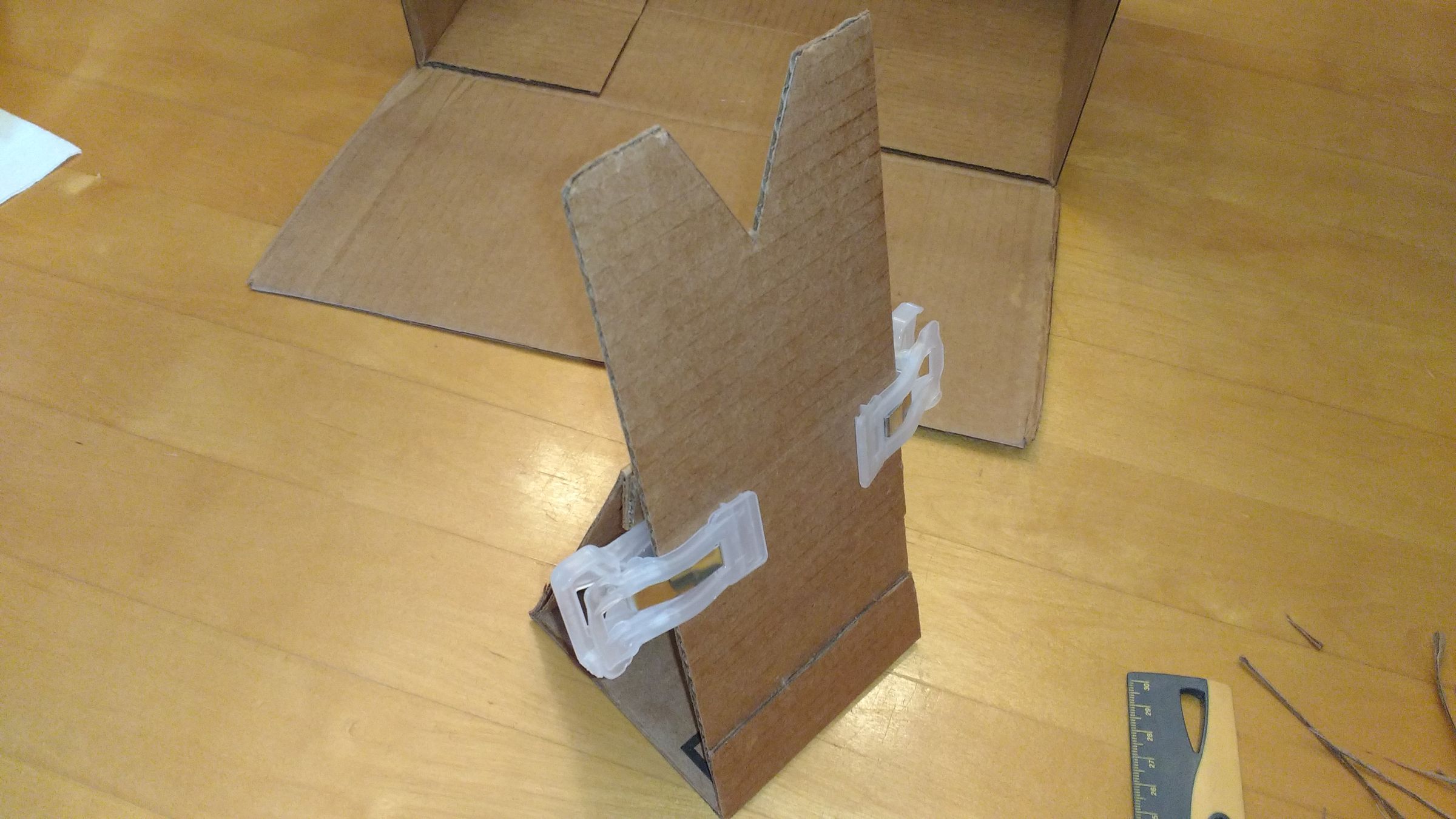Make a Free/Inexpensive Fishing Rod Wrapping Jig Out of a Cardboard Box ...