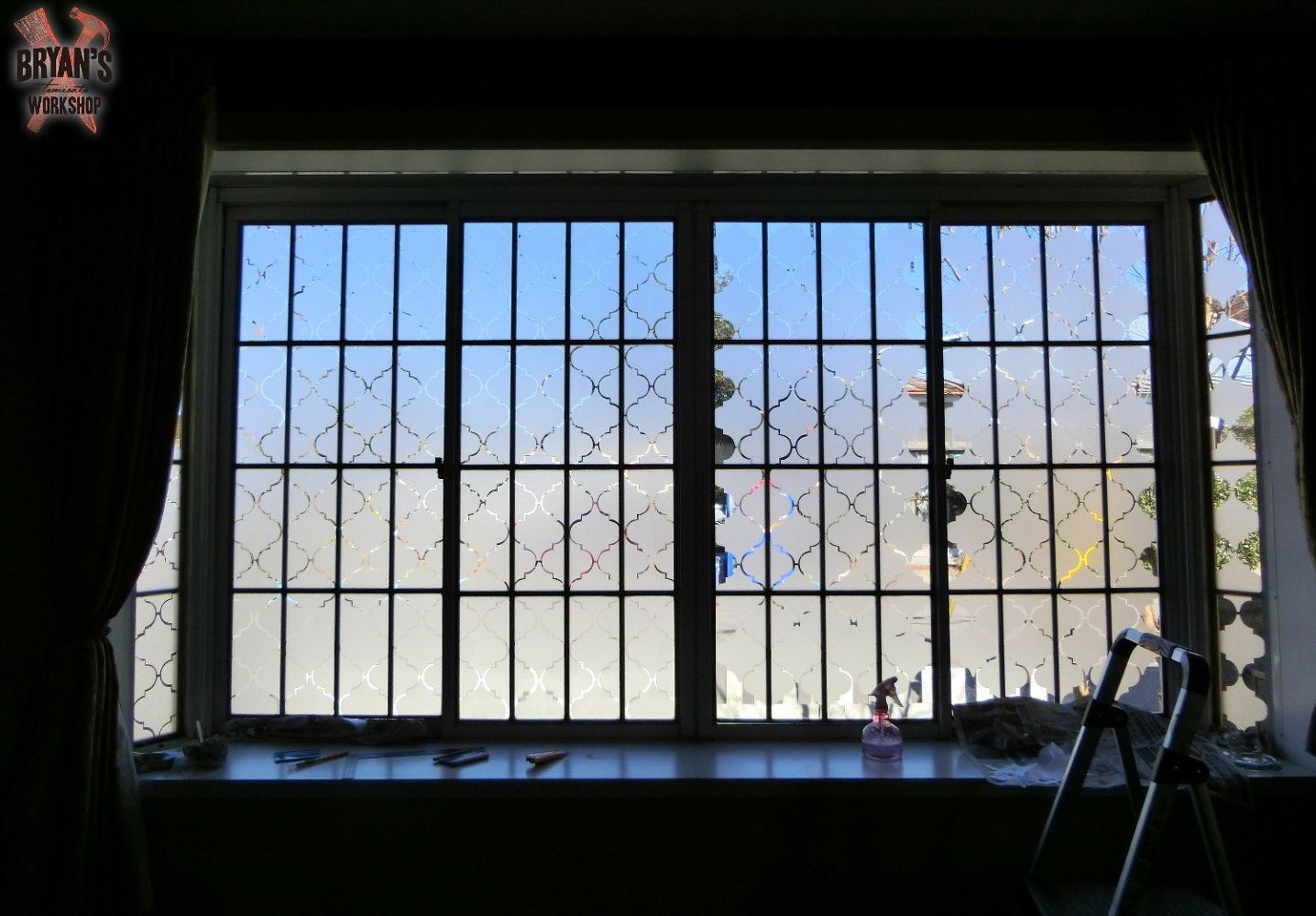 Beautiful Contact Paper Privacy Window! : 7 Steps (with Pictures ...
