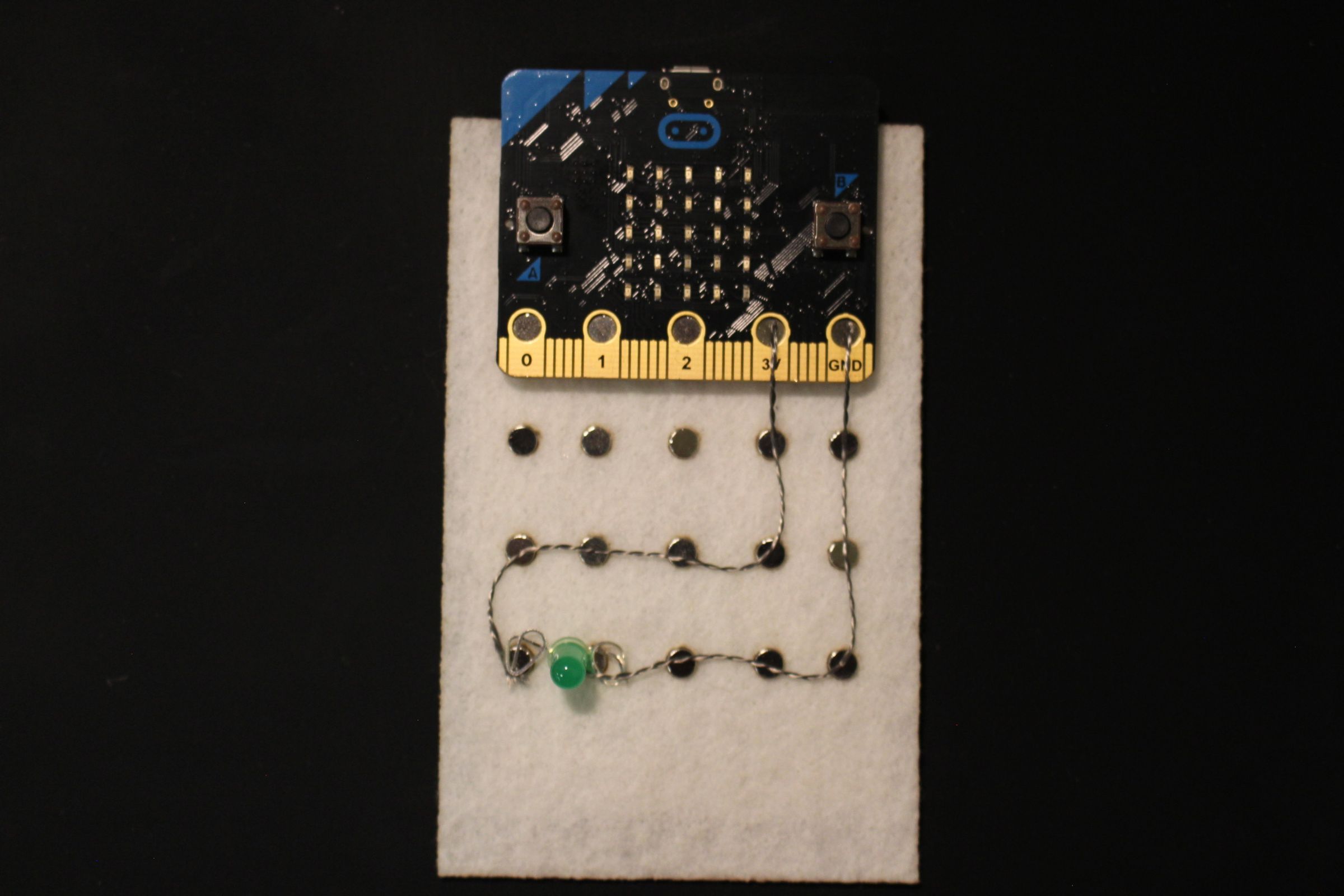 The ThreadBoard: Micro:bit E-Textile Prototyping Board : 5 Steps (with ...