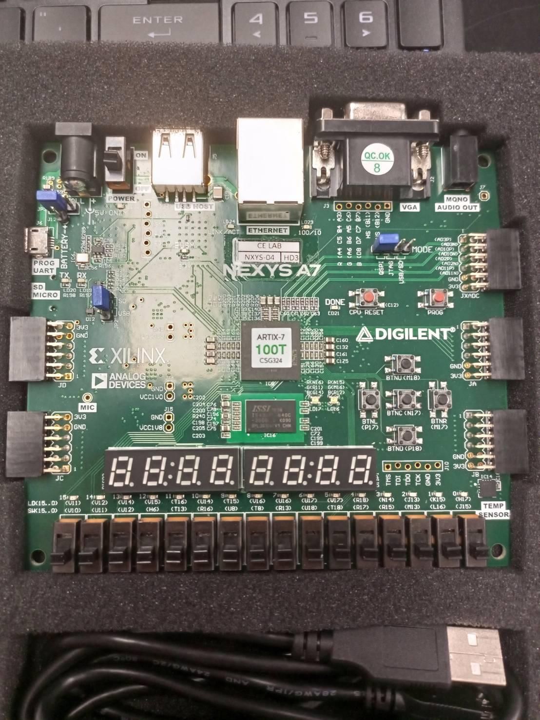Display Temperature Sensor Data in 7 Segment Using VHDL : 7 Steps - Instructables