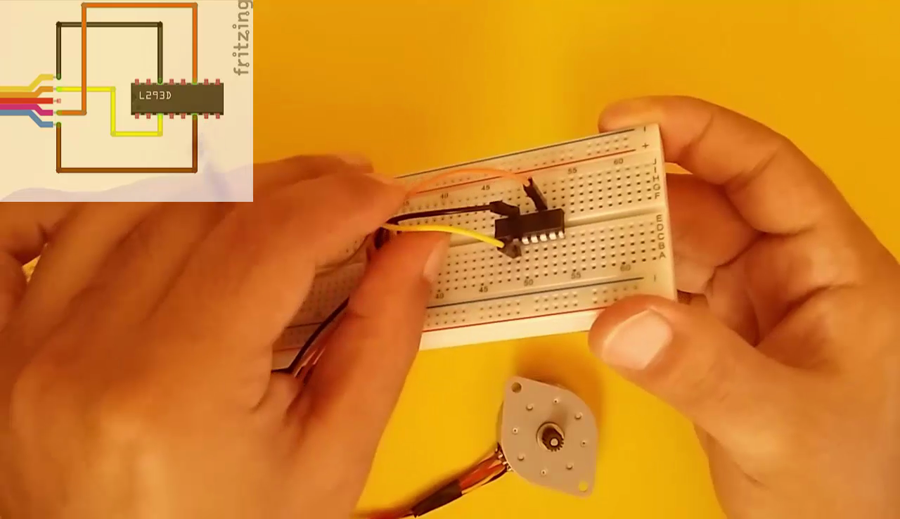 Arduino : How to Control a Stepper Motor With L293D Motor Driver : 5 ...