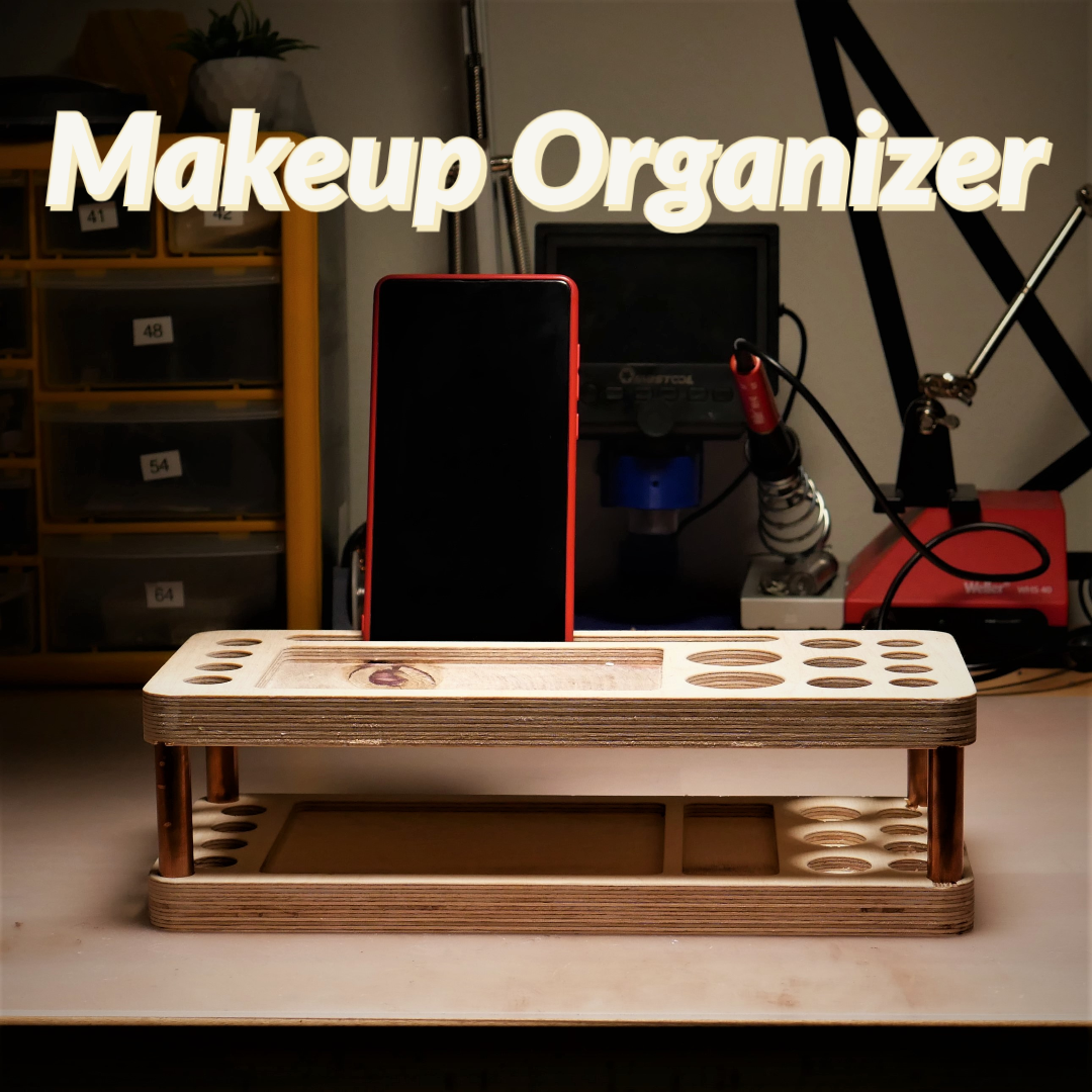 CNC Makeup Organizer : 5 Steps (with Pictures) - Instructables