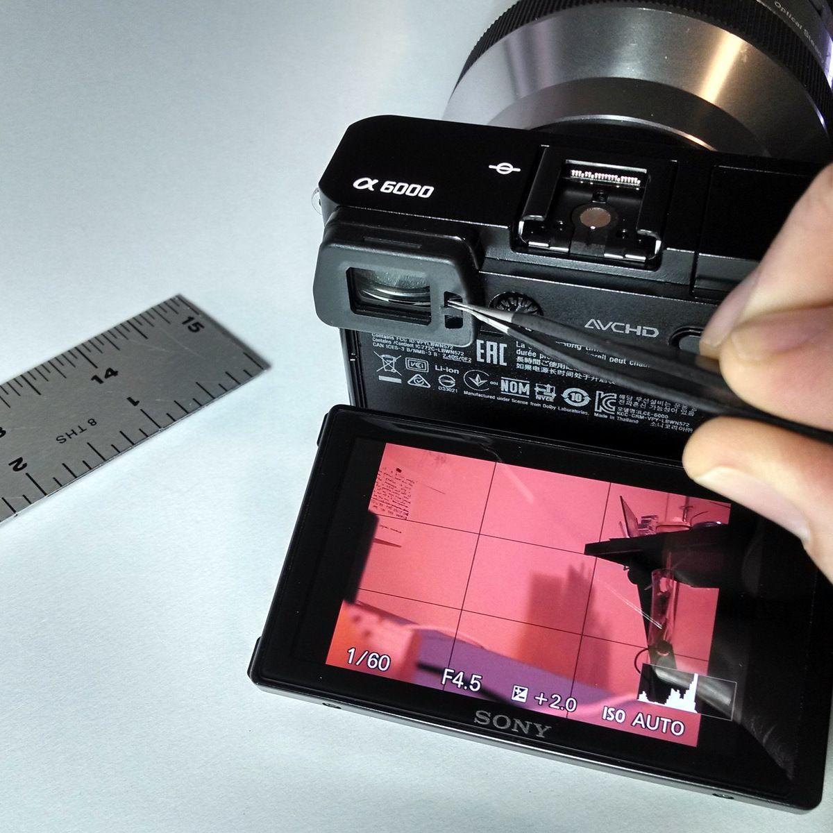 Adjusting (shortening) the Eyepiece Sensor for a Sony A6000 - Instructables