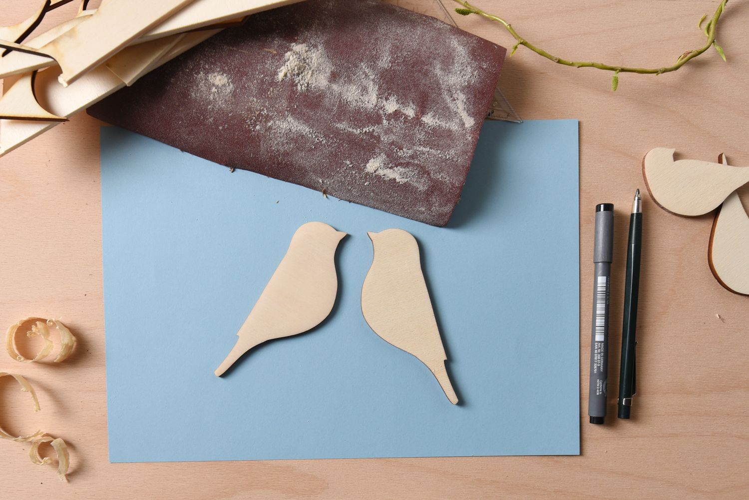 Wooden Birds - Spring Craft : 4 Steps (with Pictures) - Instructables