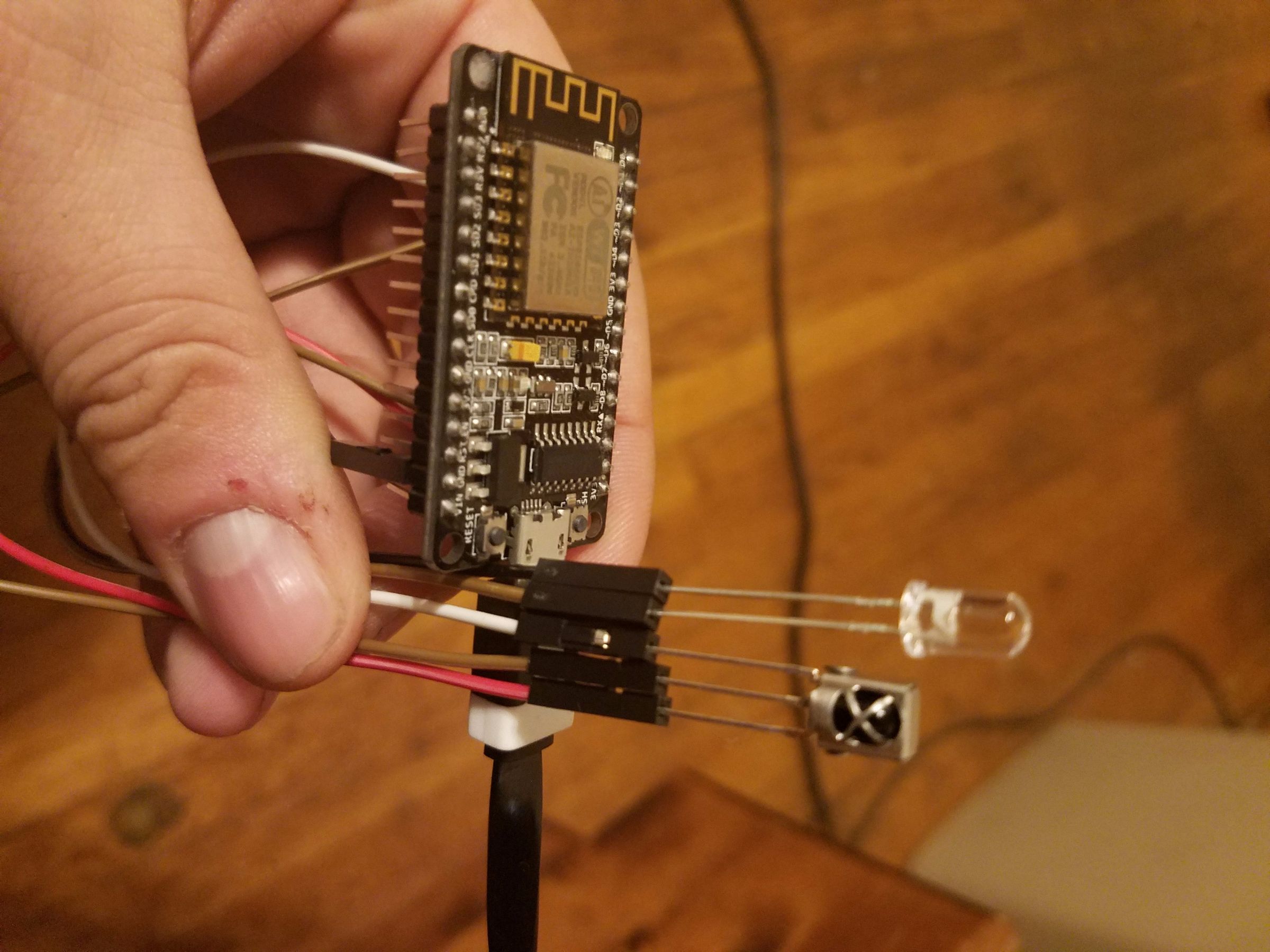 Easiest ESP8266 Learning IR Remote Control Via WIFI : 4 Steps (with ...