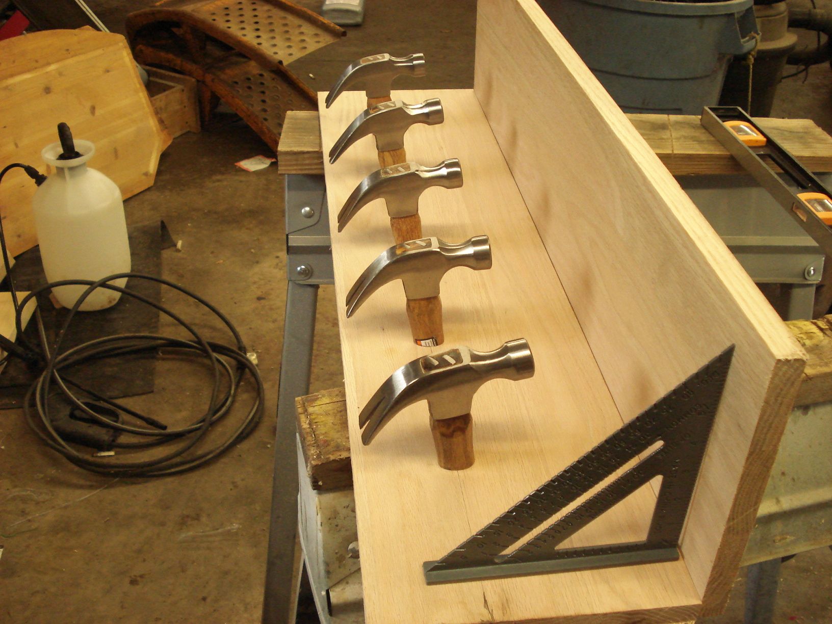 Carpenter Themed Fathers Day Coat Rack : 6 Steps (with Pictures ...