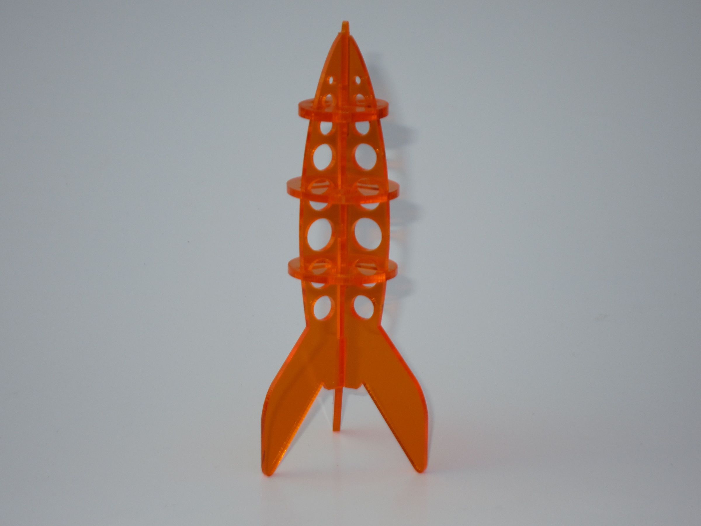 Laser Cut Retro Rocket Model : 3 Steps (with Pictures) - Instructables