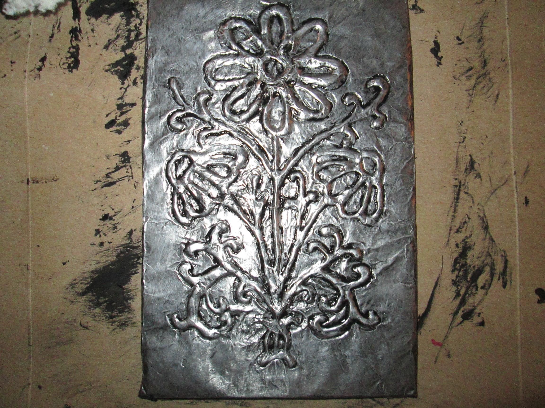 How to Make Embossed Metal-looking Tinfoil Art : 9 Steps (with Pictures ...