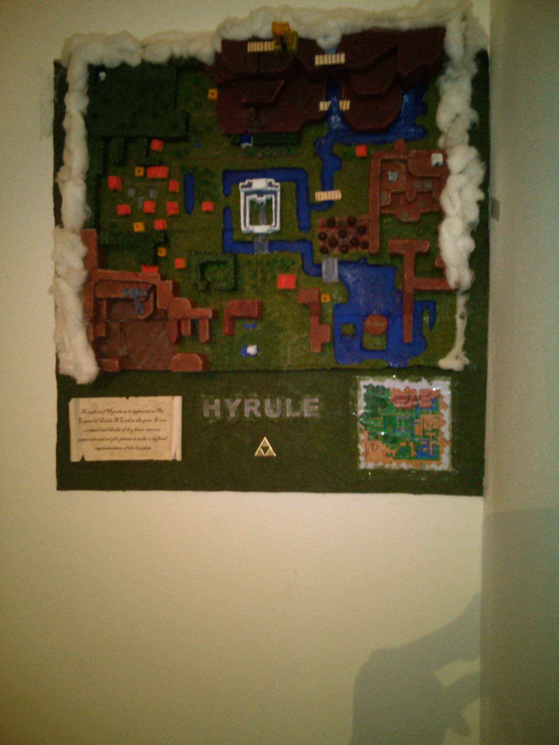 Legend of Zelda LTTP Hyrule World Map Diorama : 7 Steps - Instructables