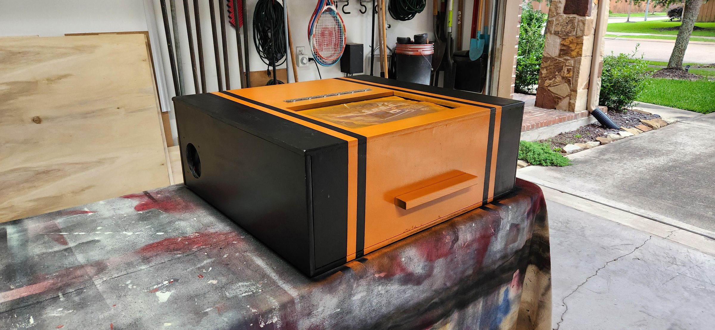 Plywood and Acrylic Laser Enclosure With Exhaust Fan and LED Lights ...