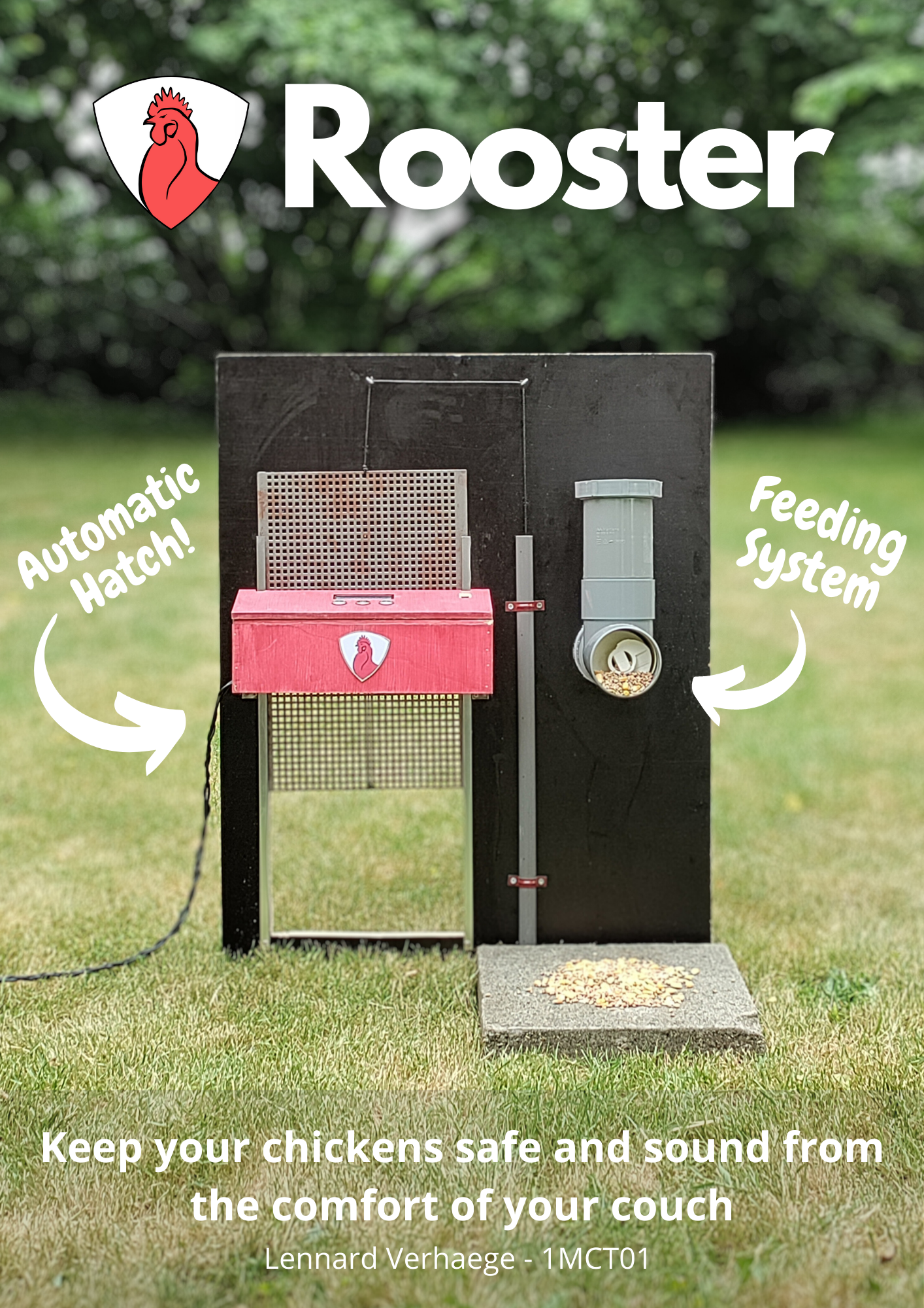 Rooster - Protecting and Feeding Your Chickens Automaticly : 8 Steps ...