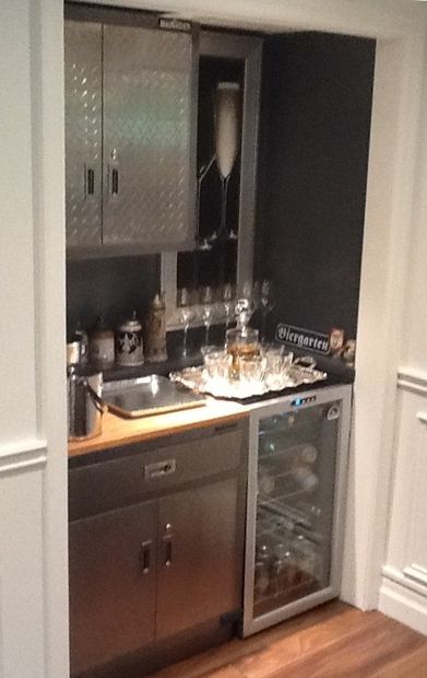 Inside Bar Closet