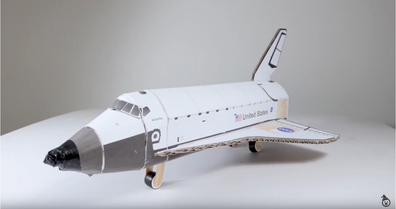 Space Shuttle Cut Out