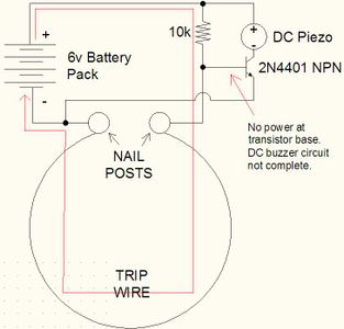 Extremely Easy and Safe Trip Wire! : 4 Steps - Instructables