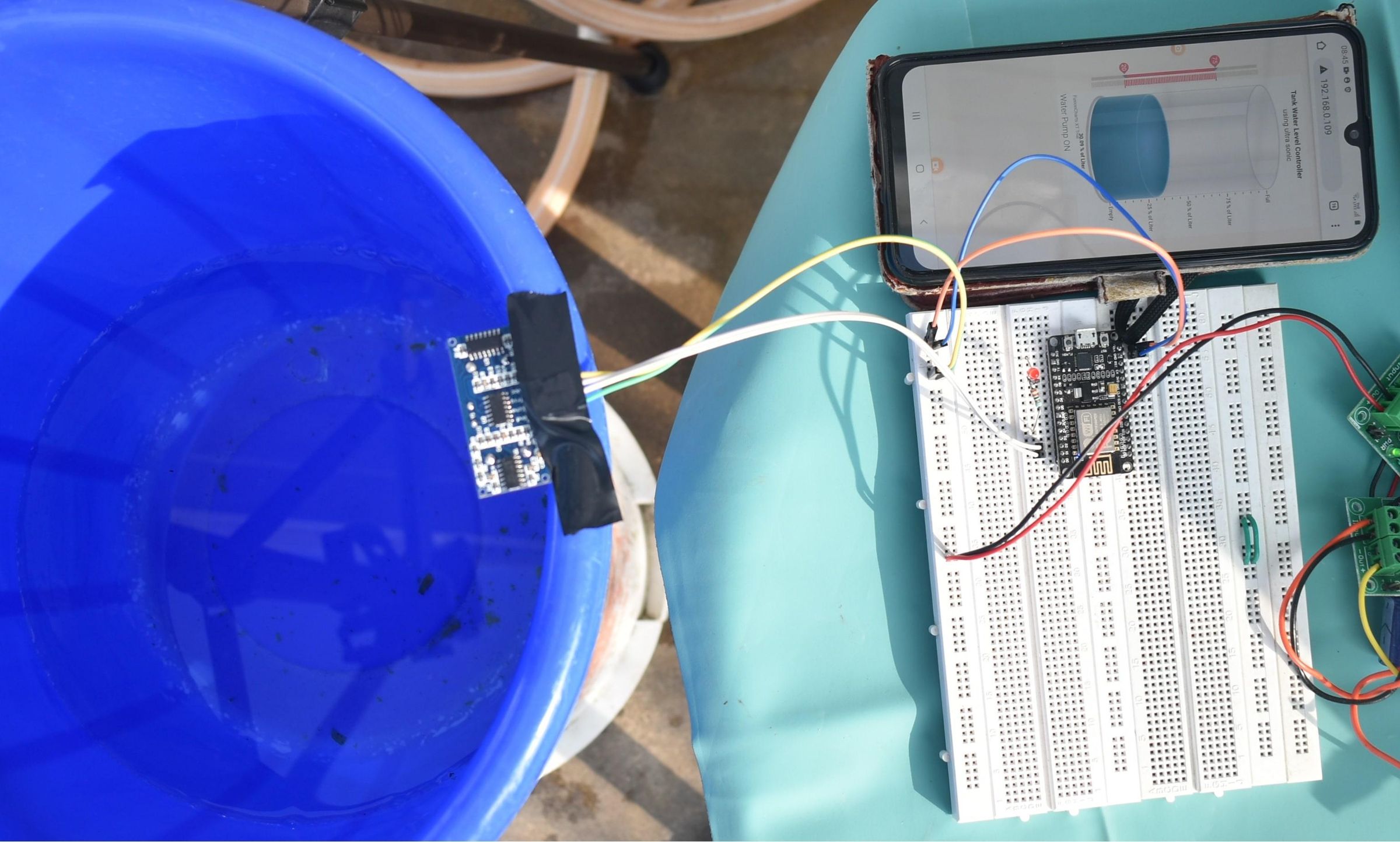 IoT Water Level Controller Using Ultrasonic - Instructables