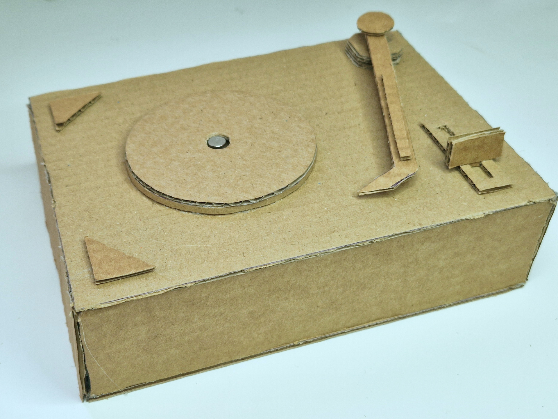 Build Your Own Working Cardboard Record Player : 9 Steps (with Pictures ...