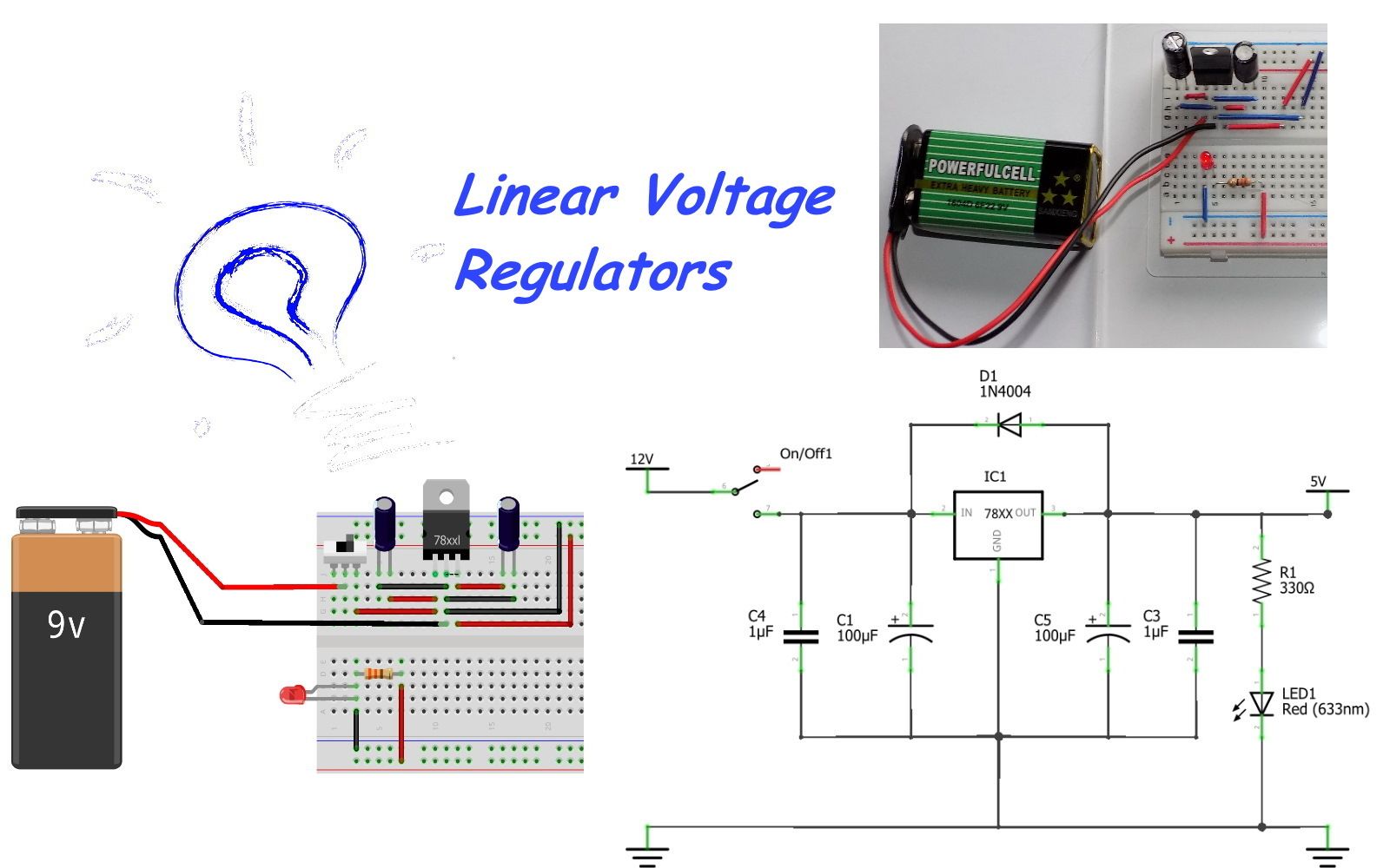 Simple Voltage Regulator Circuit