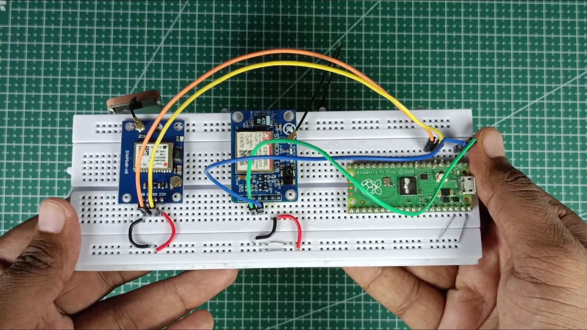 Build a GPS Vehicle Tracker Using Raspberry Pi Pico | MicroPython ...