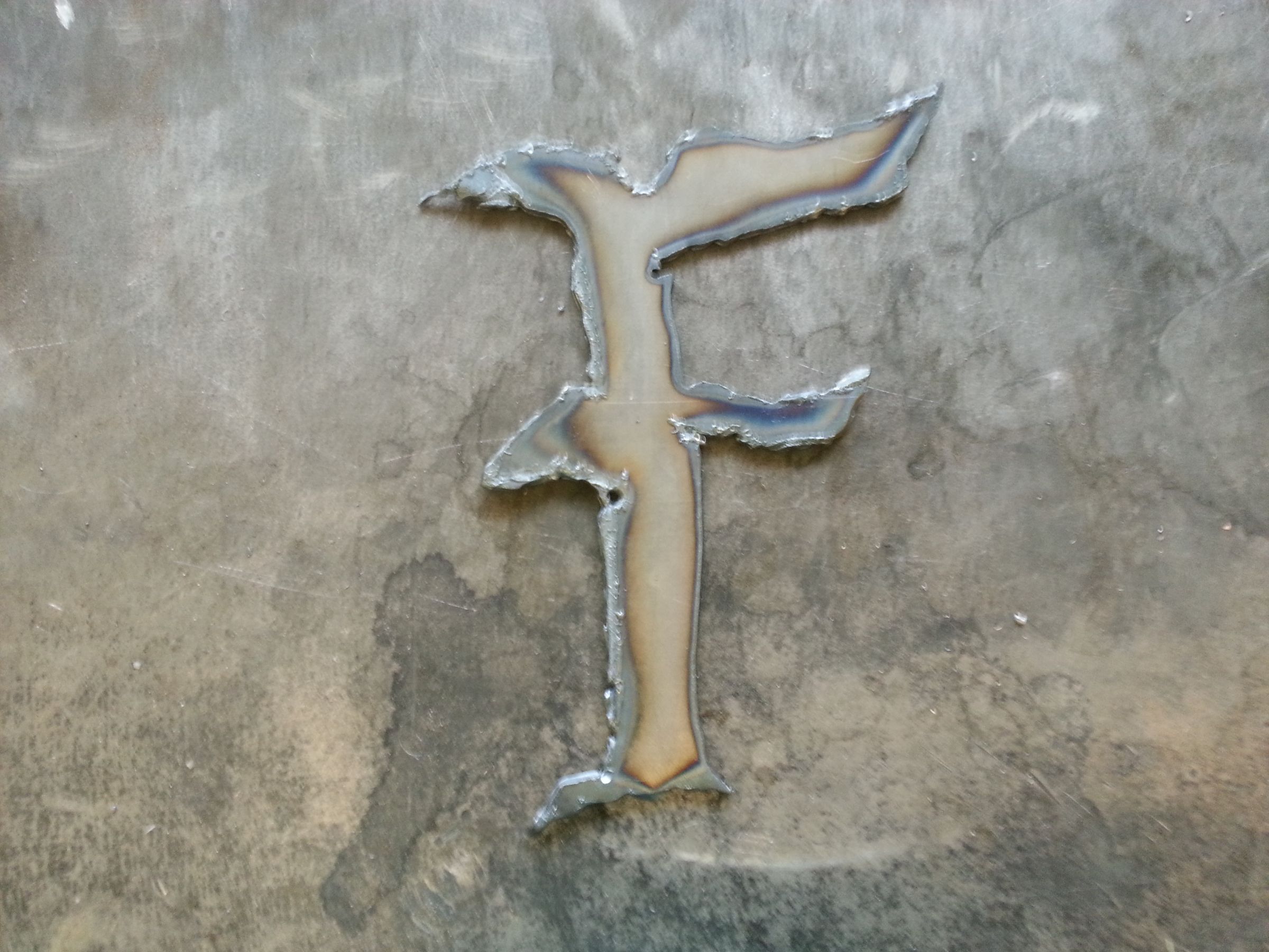 How to Plasma Cut Calligraphy Letters : 8 Steps - Instructables