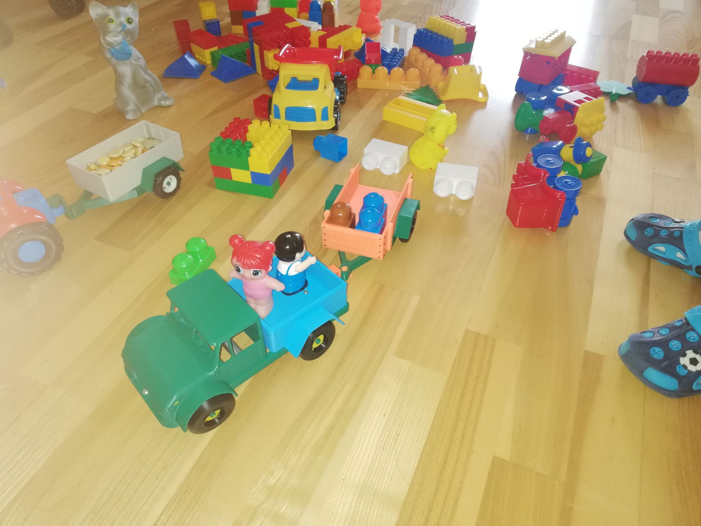 Pickup Truck Toy With a Trailer [3D Printed] : 12 Steps (with Pictures ...