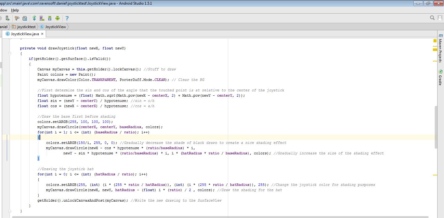 A Simple Android UI Joystick : 9 Steps - Instructables
