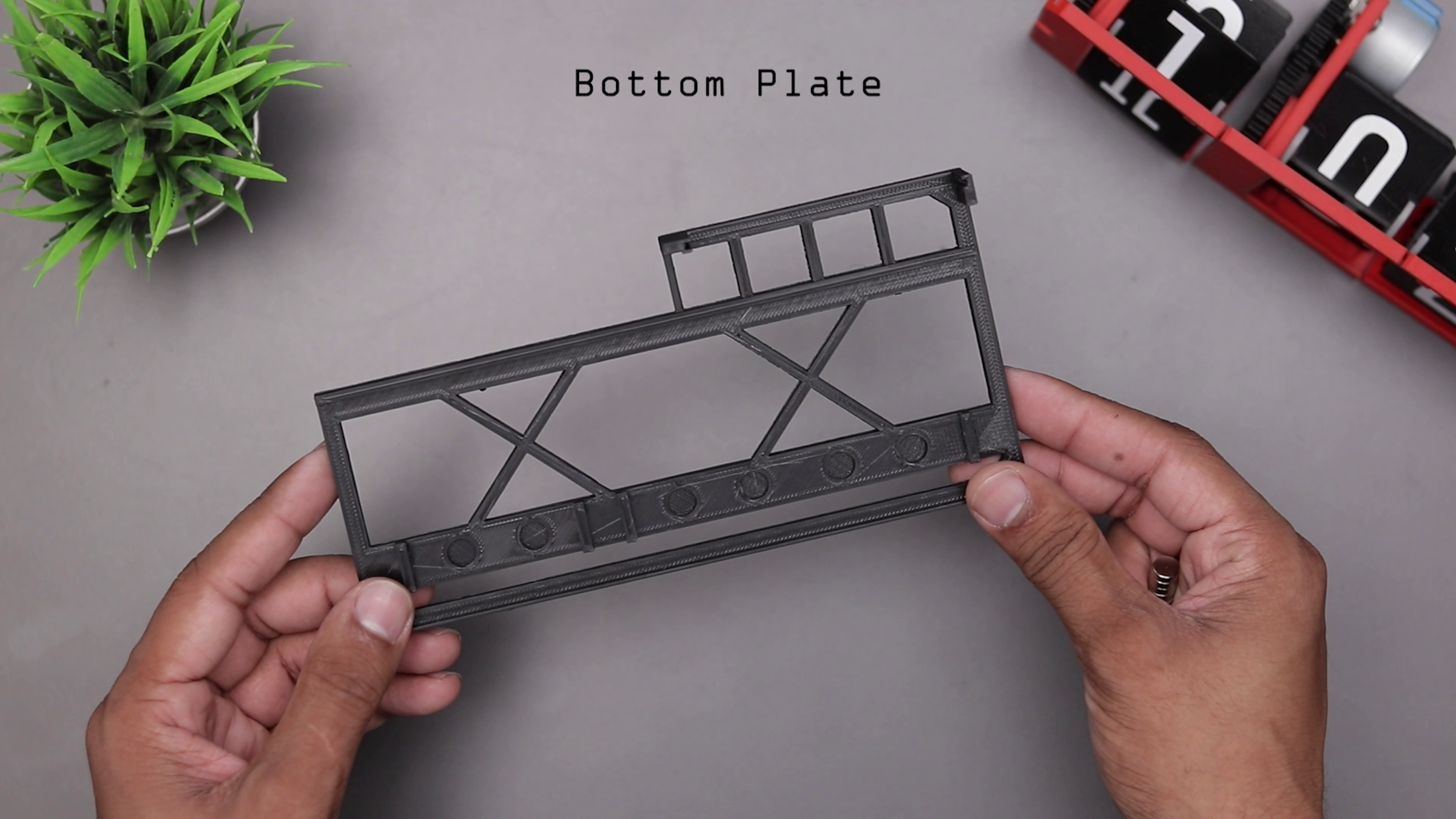 Making a Split Flat Display Clock - 3D Printed | Arduino : 16 Steps ...