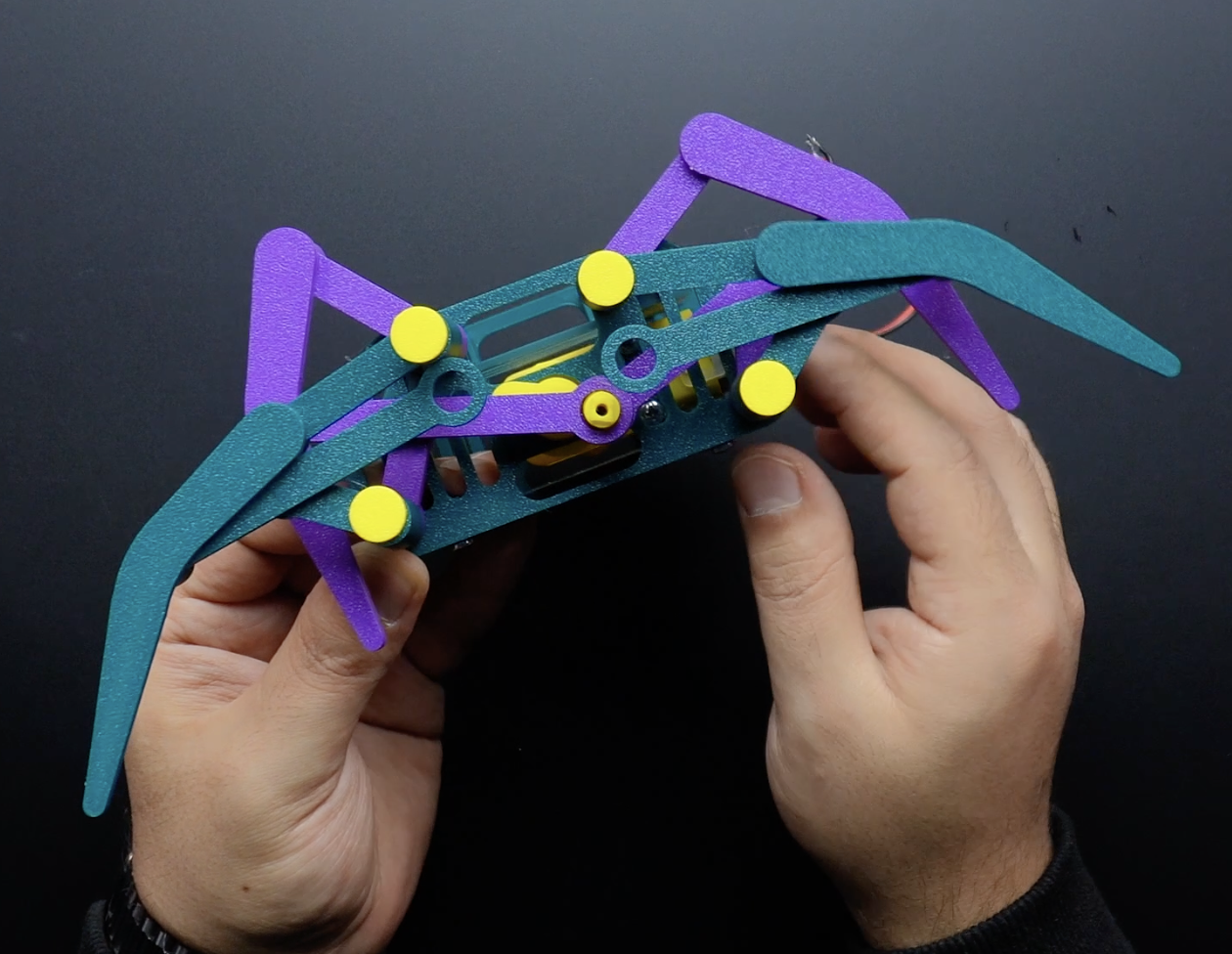 3D Printed Theo Jansen Style Octopod Robot (Arduino Based) : 7 Steps ...