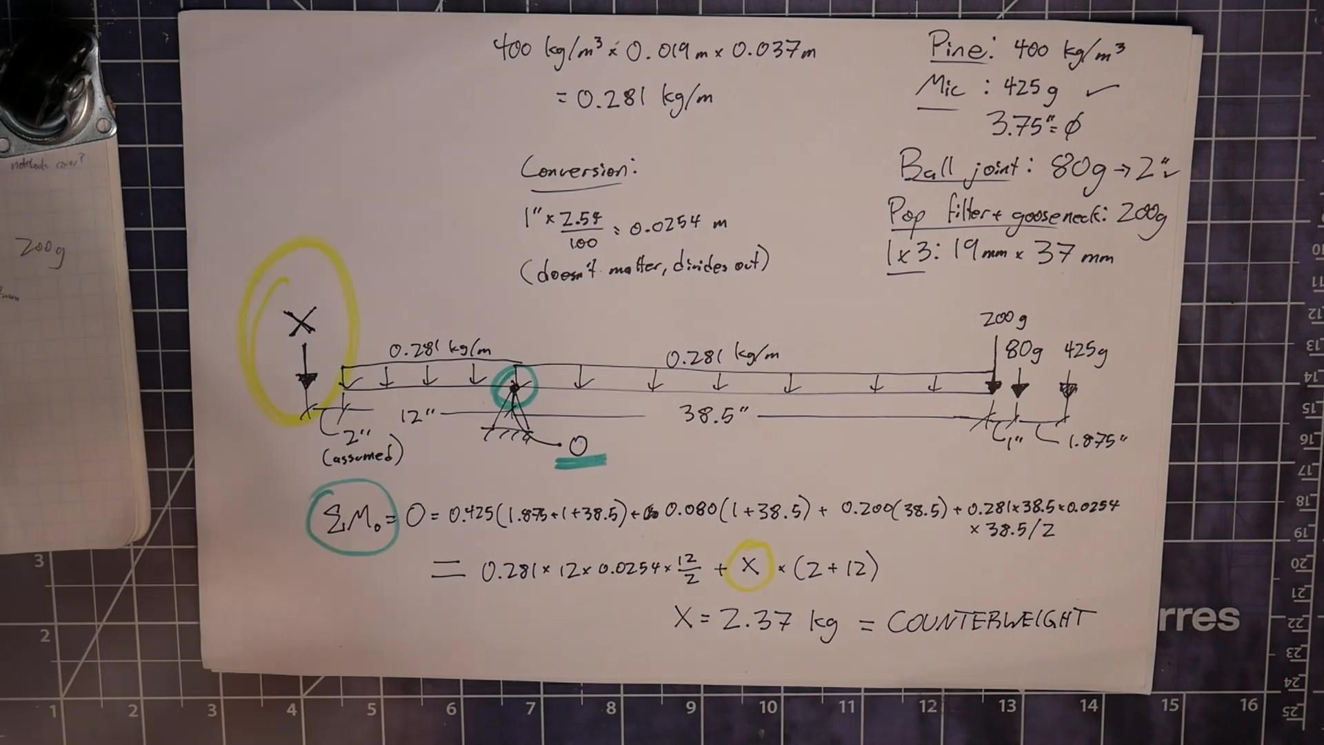 Concrete & Wood Counterweighted Mic Stand : 12 Steps (with Pictures ...