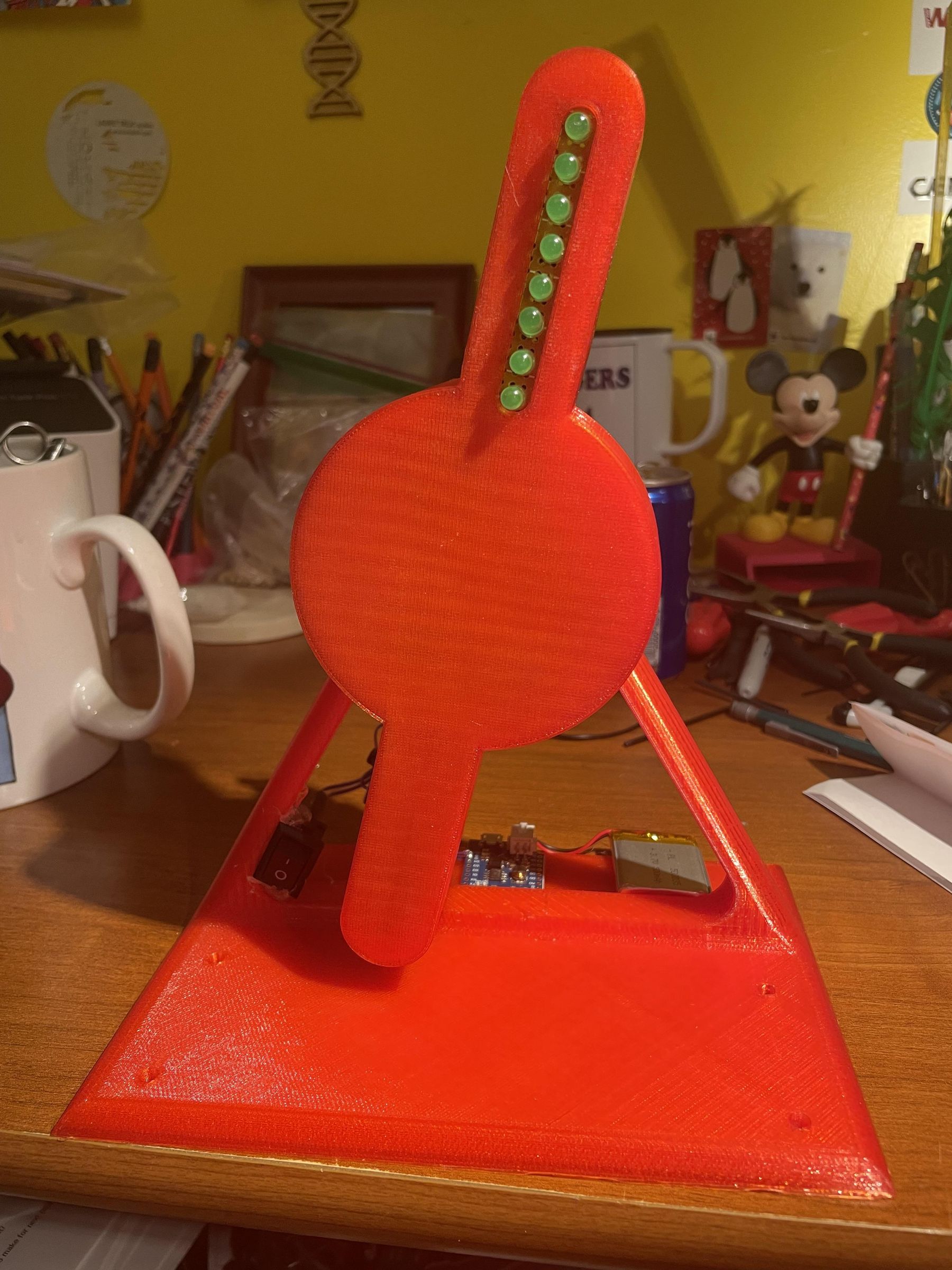 Persistence of Vision (PoV) Display Using Arduino : 11 Steps (with ...