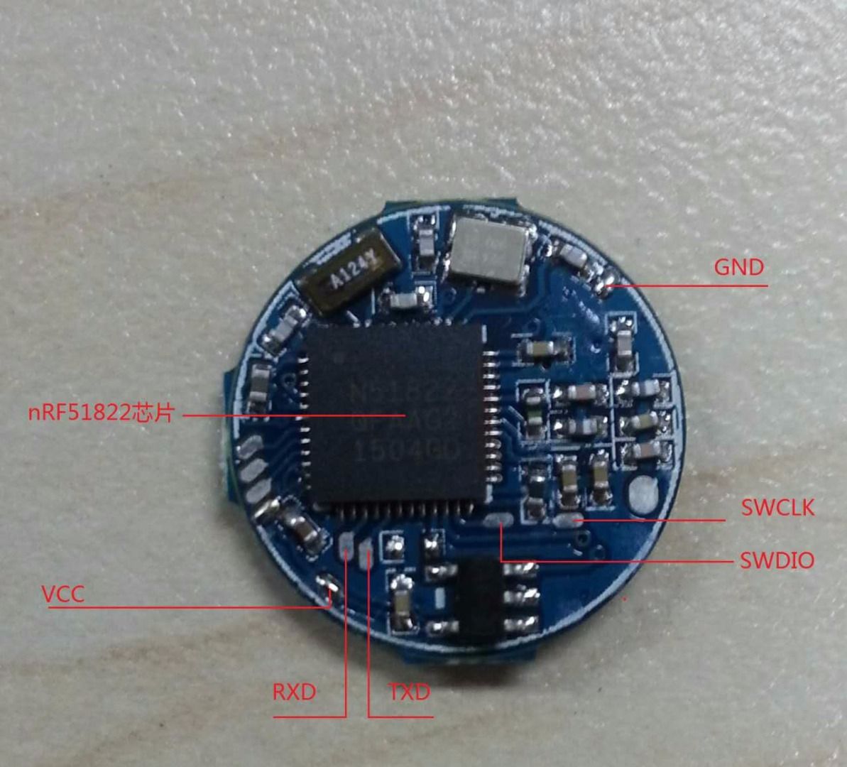 16mm Bluetooth + 6／9 DOF Gyroscope Wearable Board Talking to Phone and ...