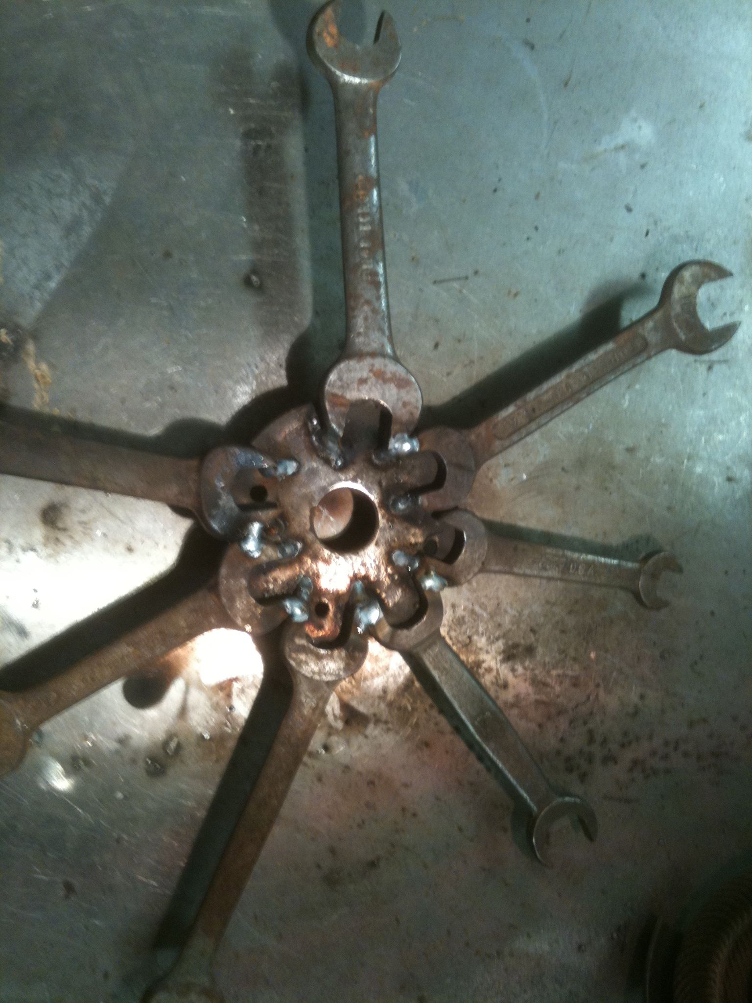 Garden Flowers From Rusty Wrenches - Instructables
