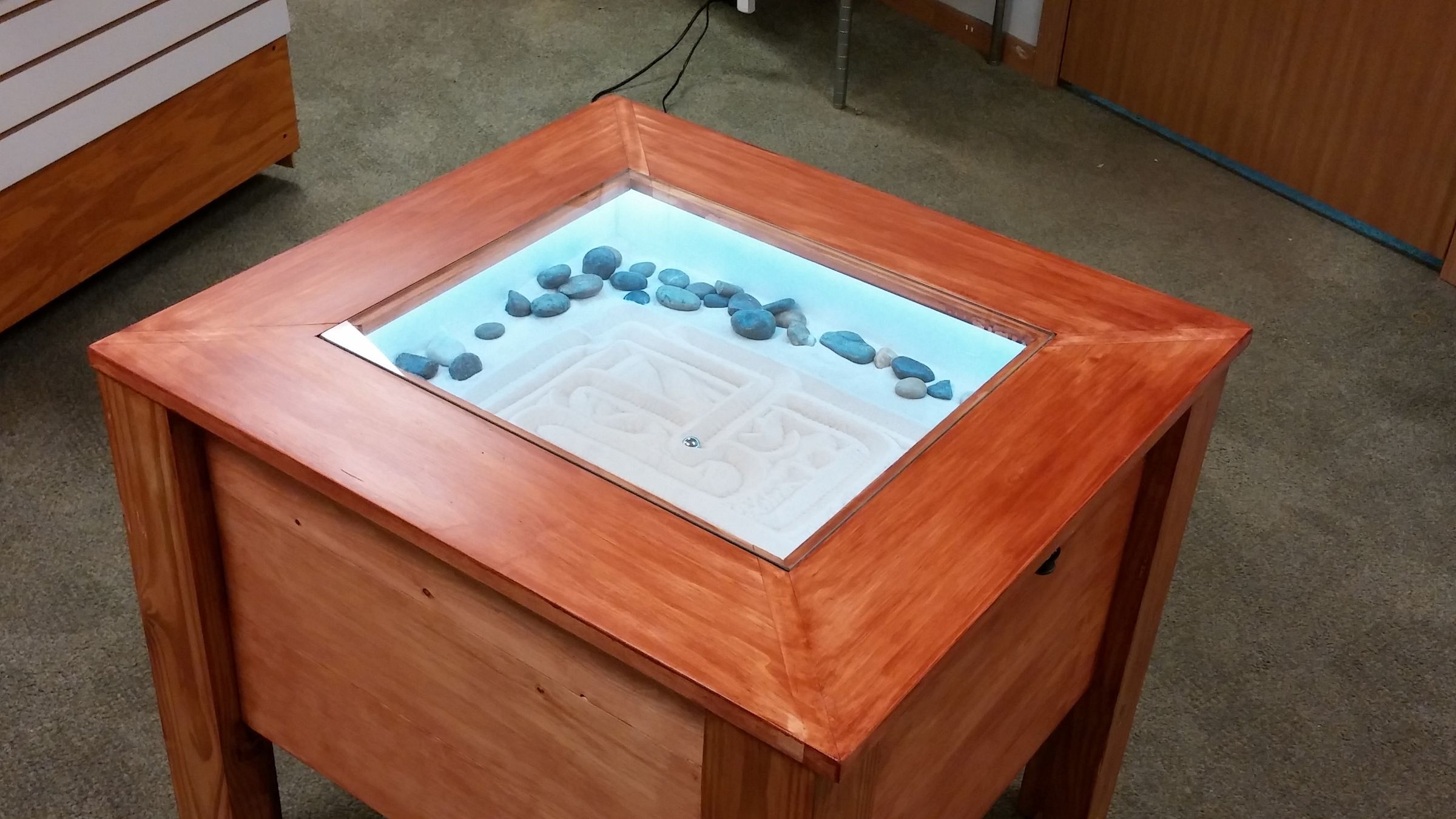 Zen Garden CNC End Table : 19 Steps (with Pictures) - Instructables