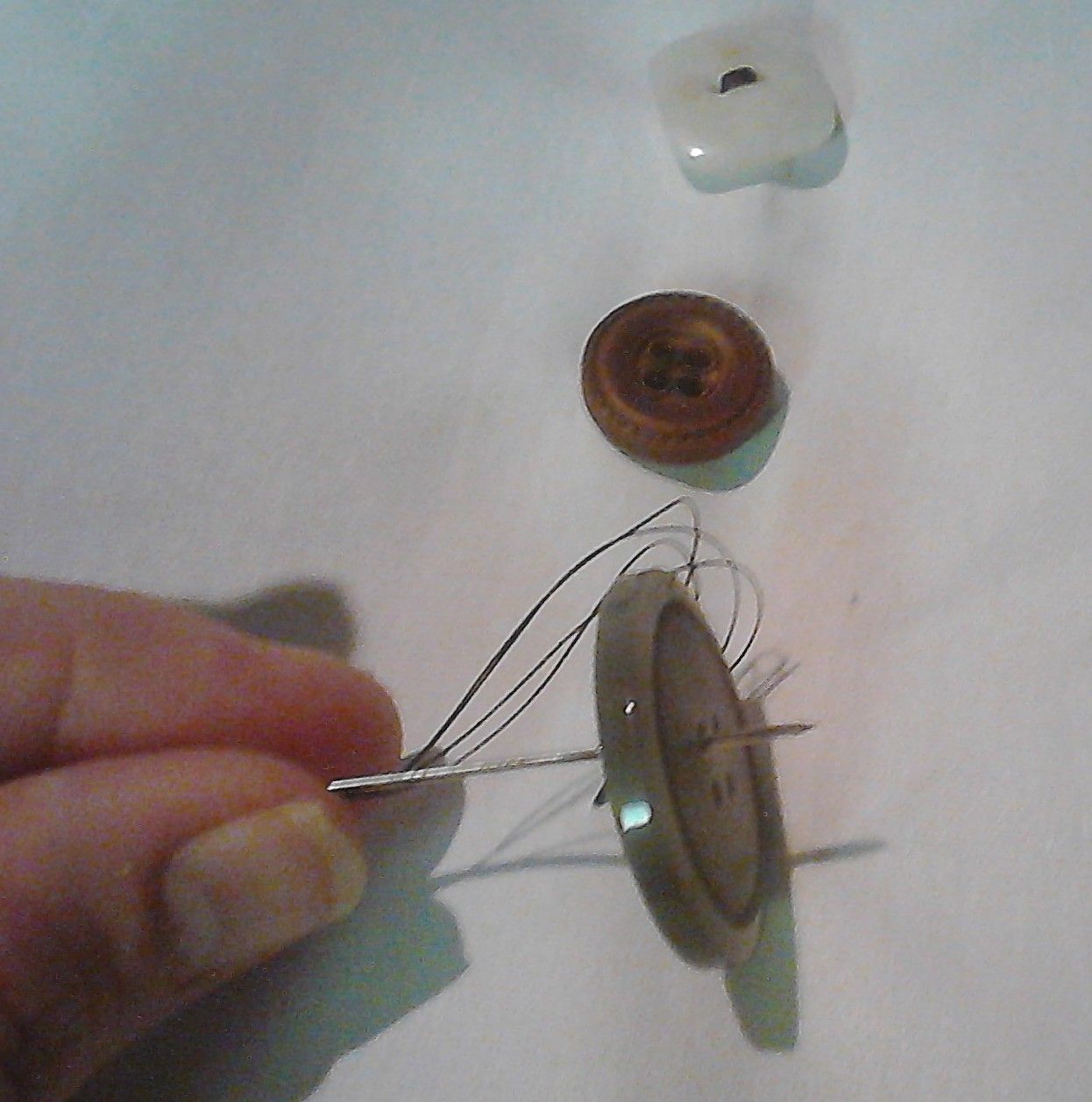 How to Professionally Sew on a Button by Hand : 14 Steps - Instructables