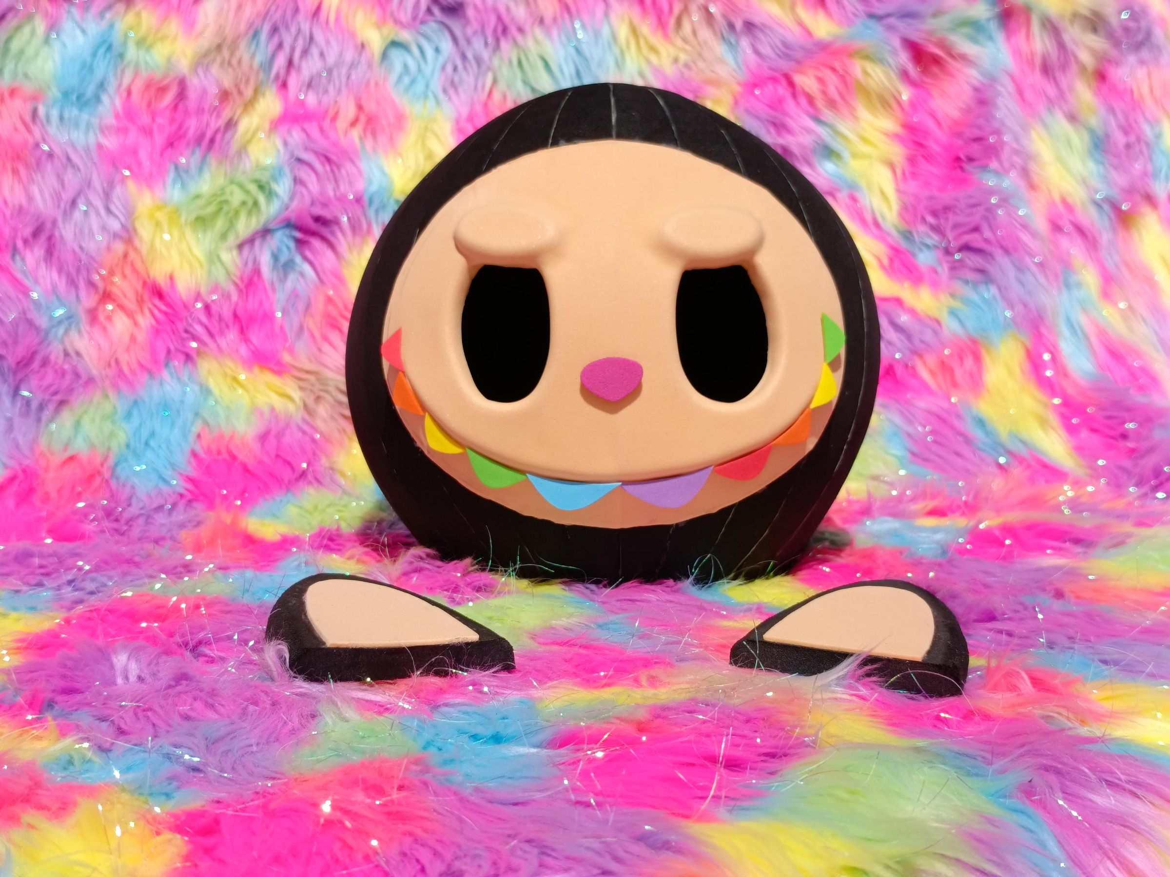 Rainbow Labubu Mask : 37 Steps (with Pictures) - Instructables