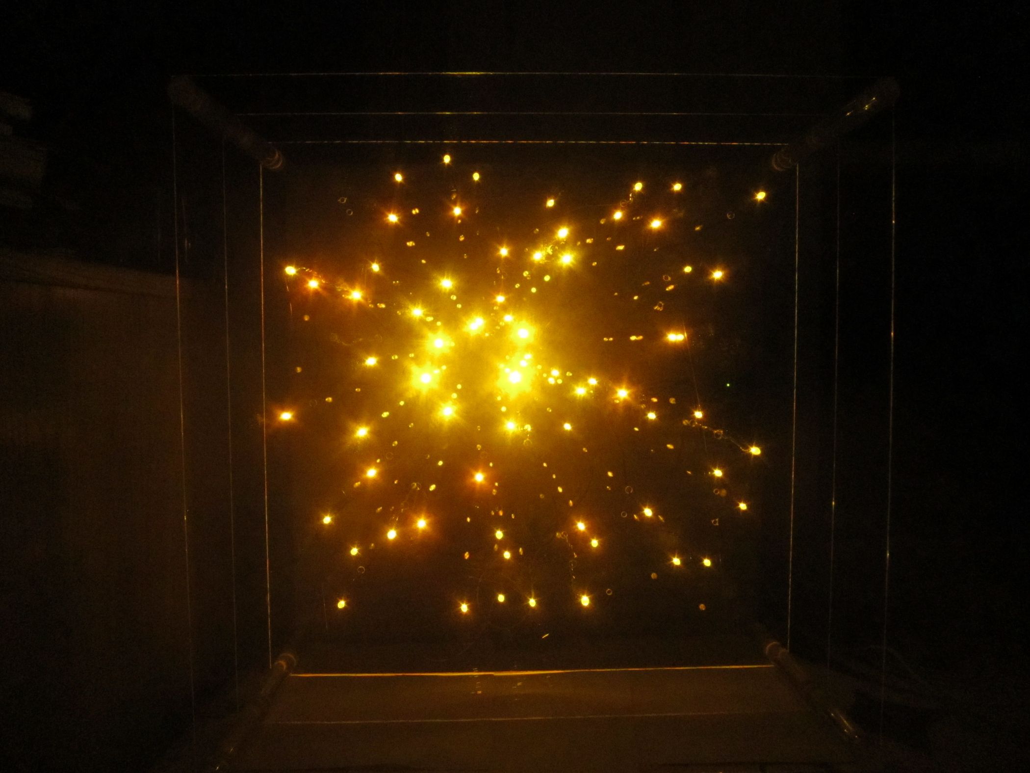 3-dimensional Star Cluster: Acrylic + LED Light Sculpture : 7 Steps ...