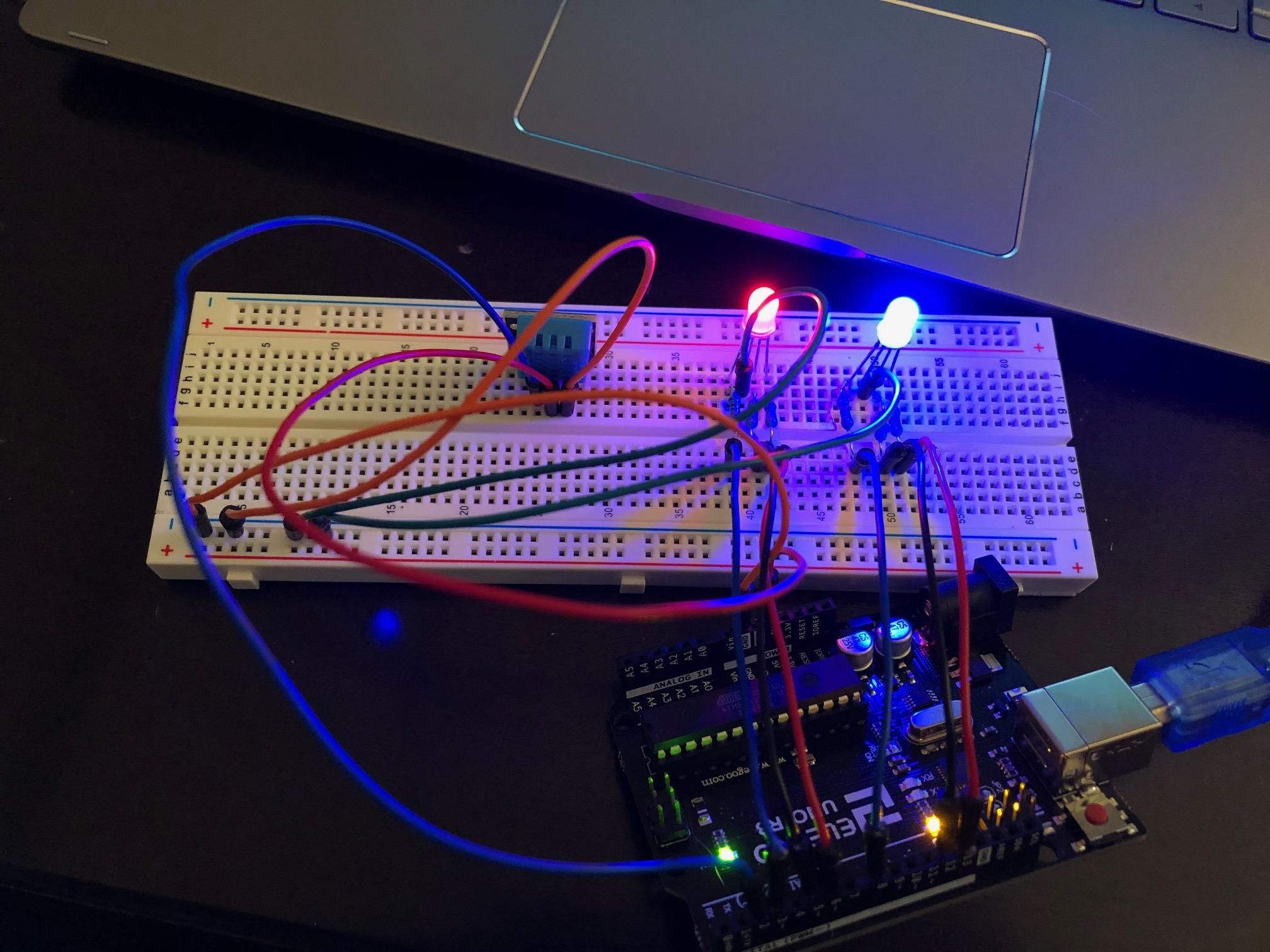Temperature and Humidity LEDs : 12 Steps - Instructables