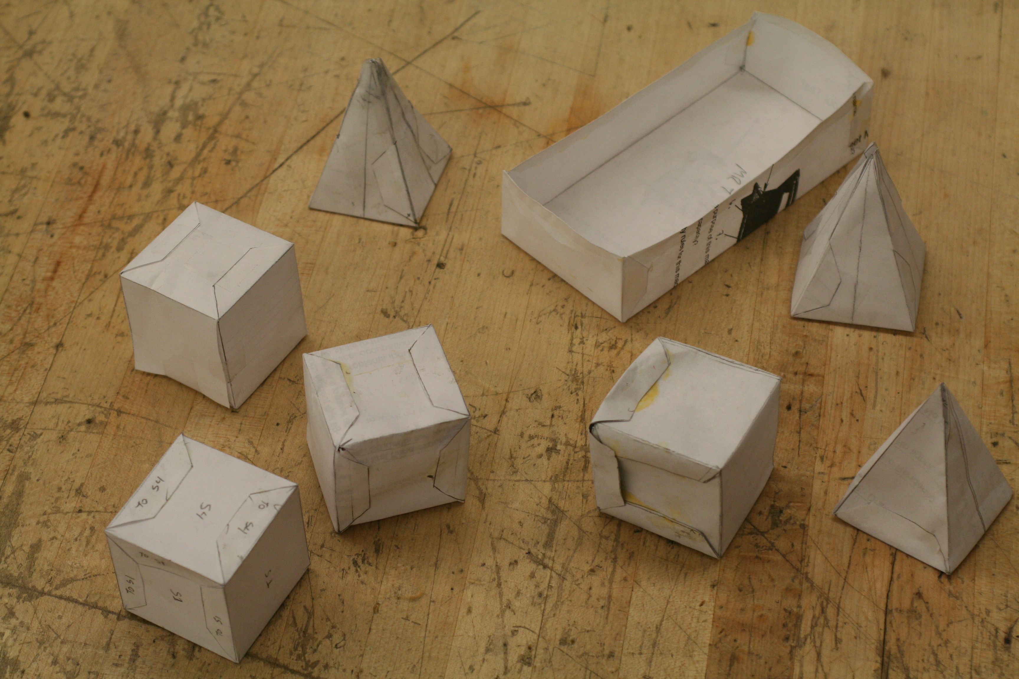 Perfect Paper Cube: Laying Out a Project Using Parallel Line ...